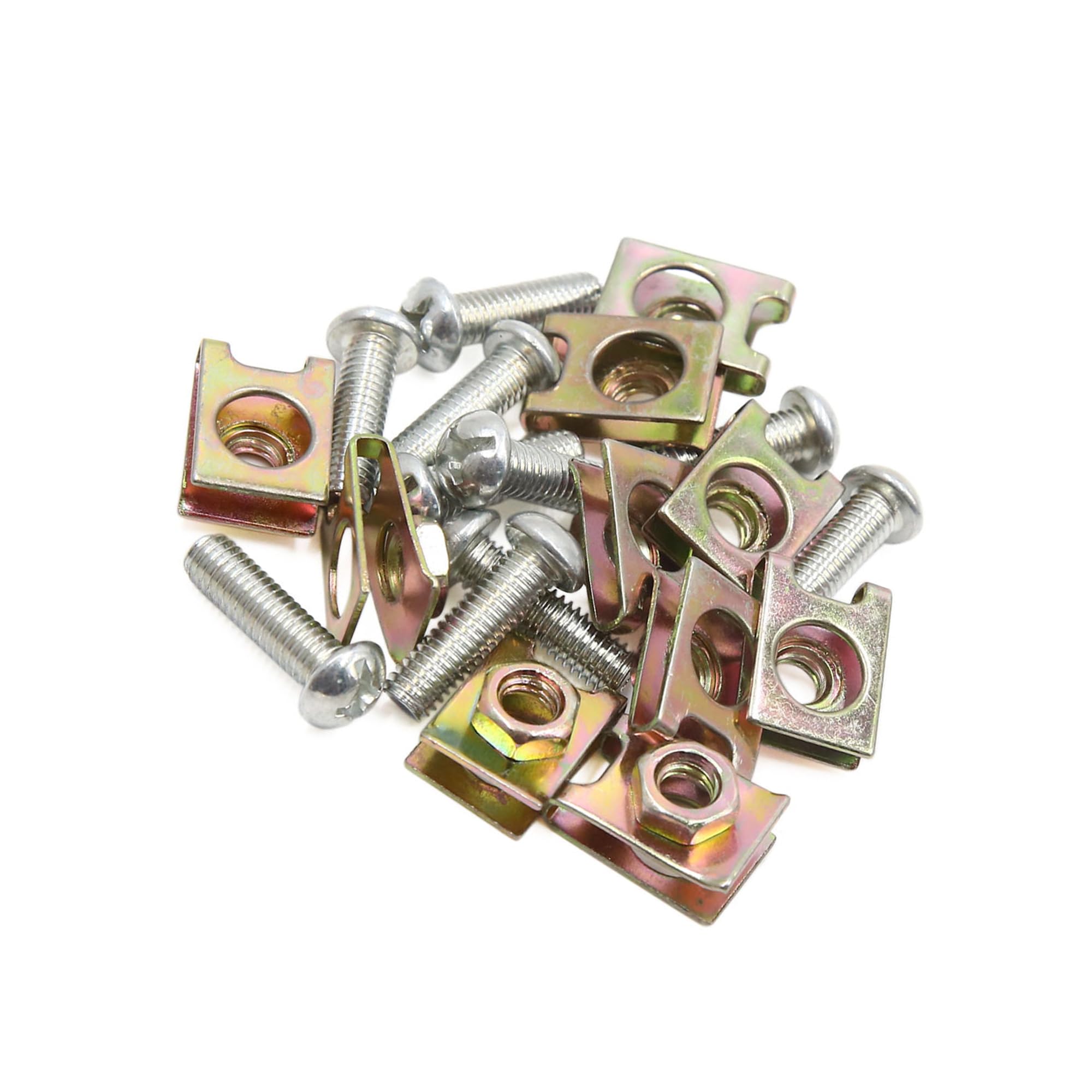 Motoforti Universal Spring Metal M6 Car License Plate Panel, U Clip ...