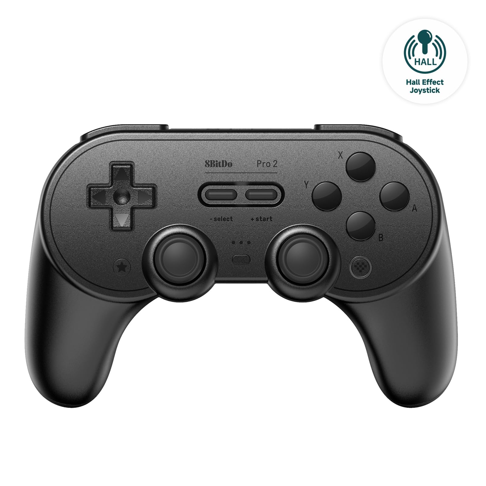 Buy AKNES 8Bitdo Pro 2 Bluetooth Controller, Hall Effect Joystick Update, Gaming Controller ...