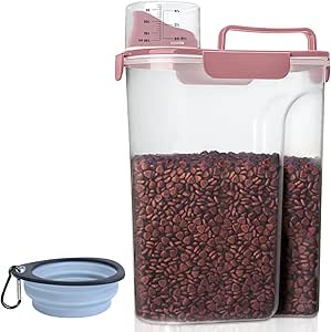 Dog Cat Storage Container Portable with Upgraded Large Spout and Cup ...