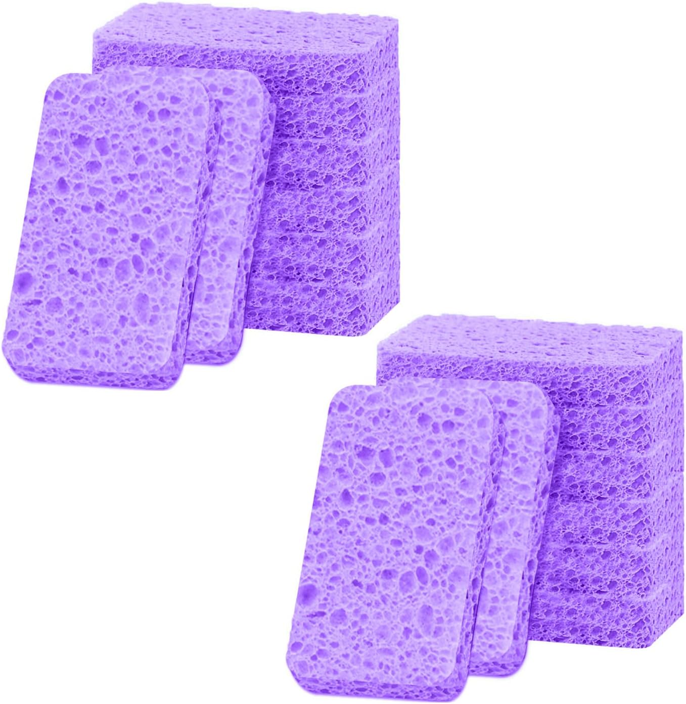 Amazon.com: 12 - Pack Non-Scratch Scrub Sponges - Sponges for Dishes ...