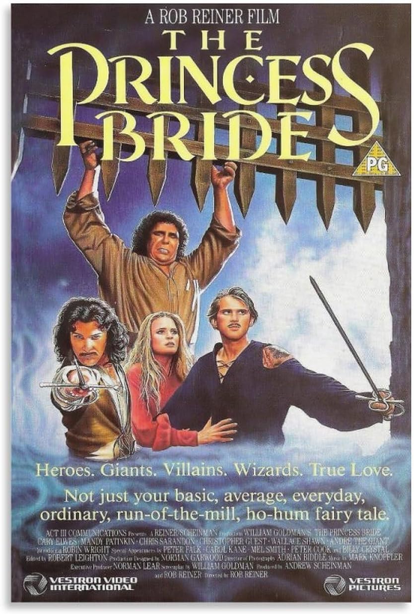 Amazon.com: The Princess Bride Movie Posters 1987 Romantic Movies ...