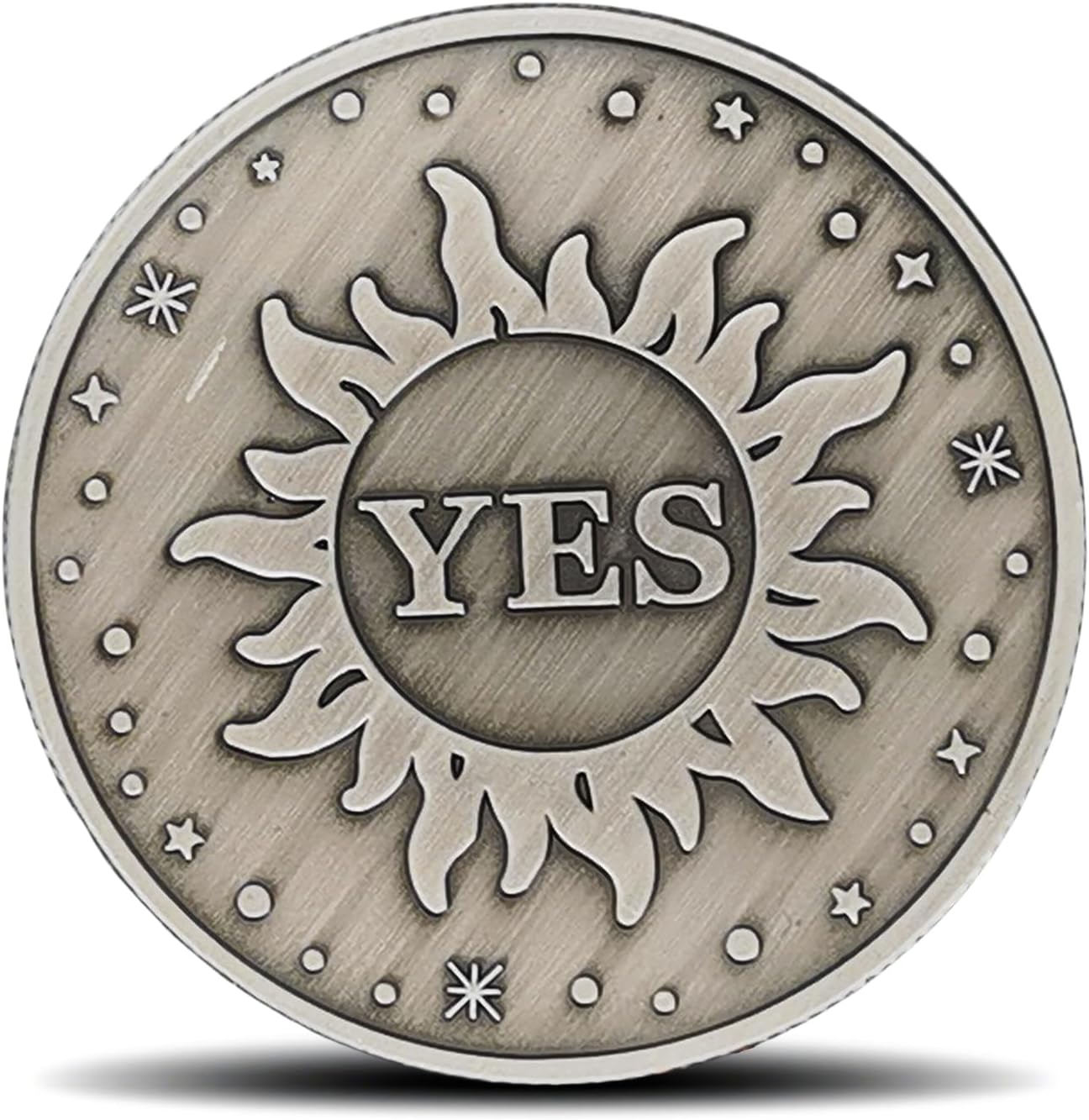 Amazon.com: Decision Making Challenge Coin - Yes and No Design with Sun ...