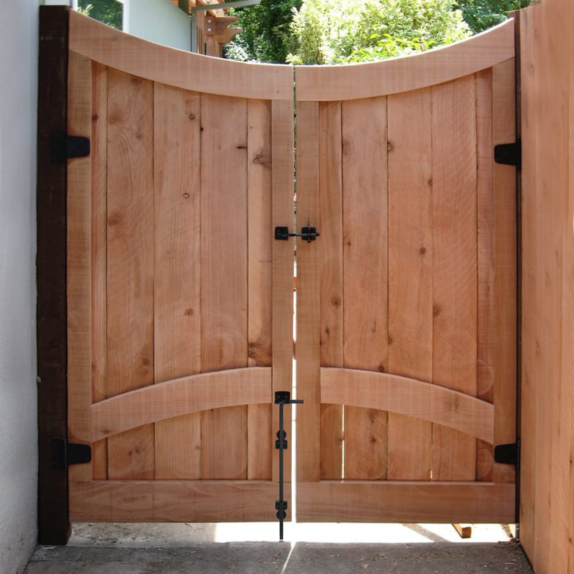 Snapklik.com : SANKINS 24" Cane Bolt Drop Rod Heavy Duty Gate Hardware ...