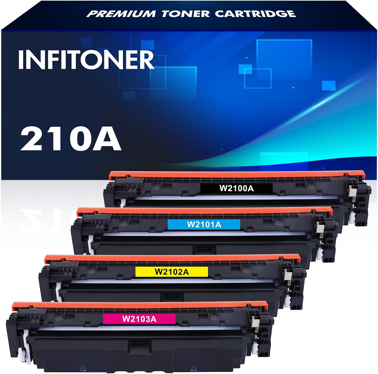 Amazon.com: 210A Toner Cartridges 4 Pack Compatible Replacement for HP ...