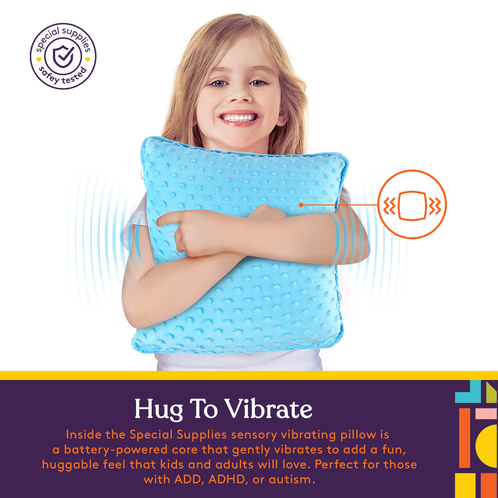 Snapklik.com : Special Supplies Vibrating Pillow Sensory Pressure ...
