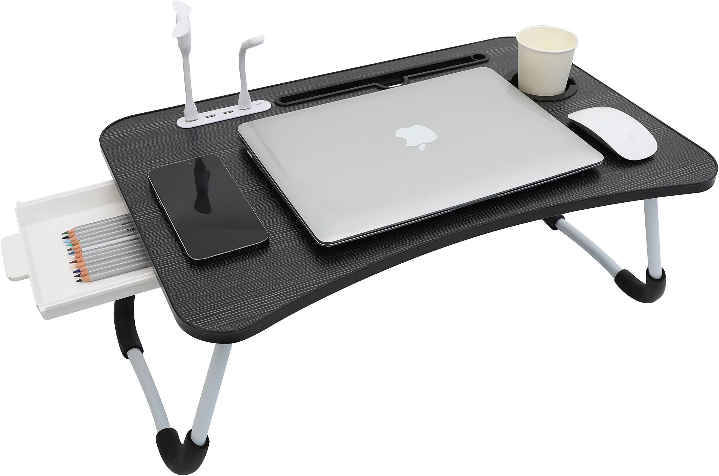 Amazon.com: Eternal Wings Laptop Bed Desk,Portable Foldable Laptop Tray ...