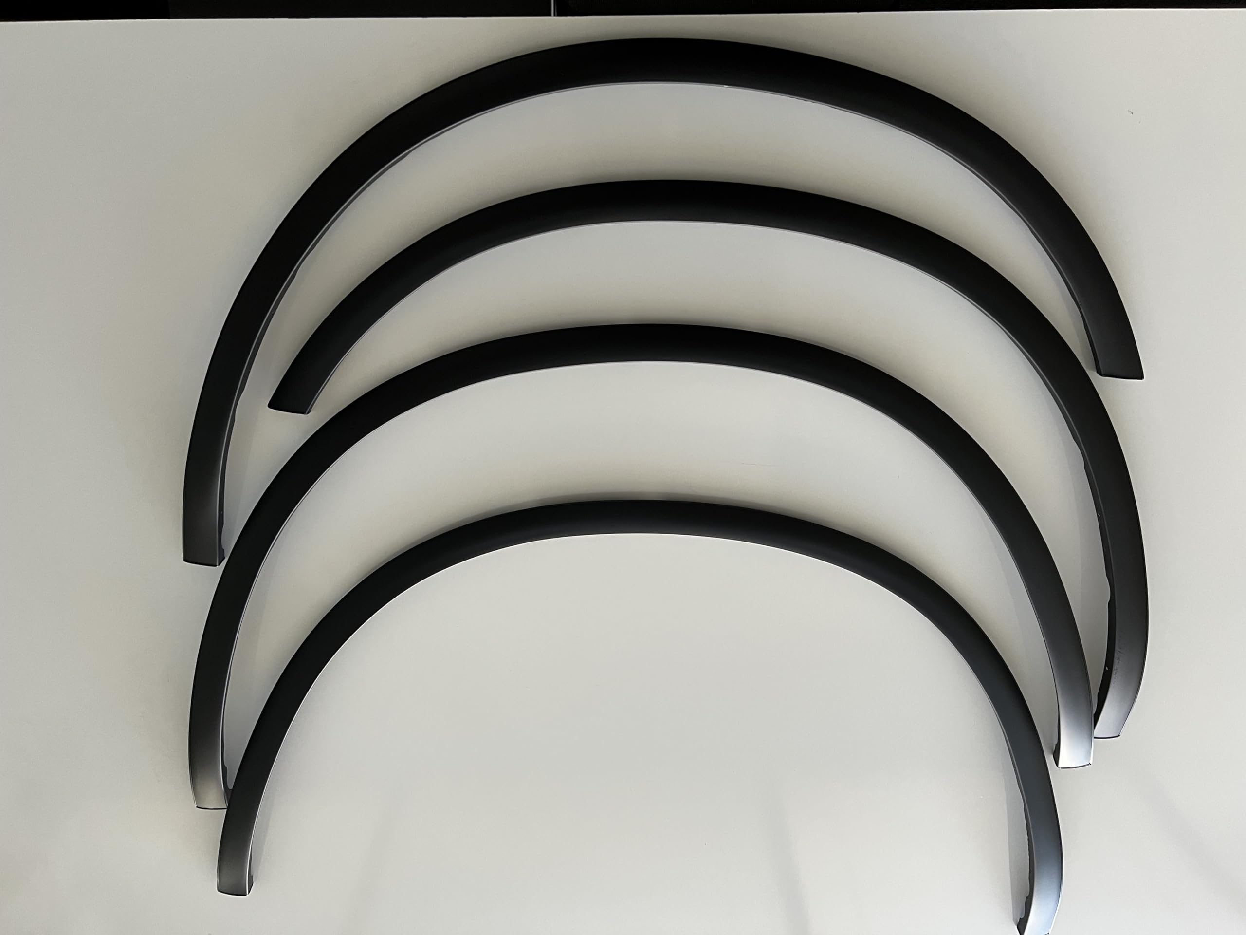 TFP 3112B Matte Black Stainless Steel Fender Trim Molding Compatible ...