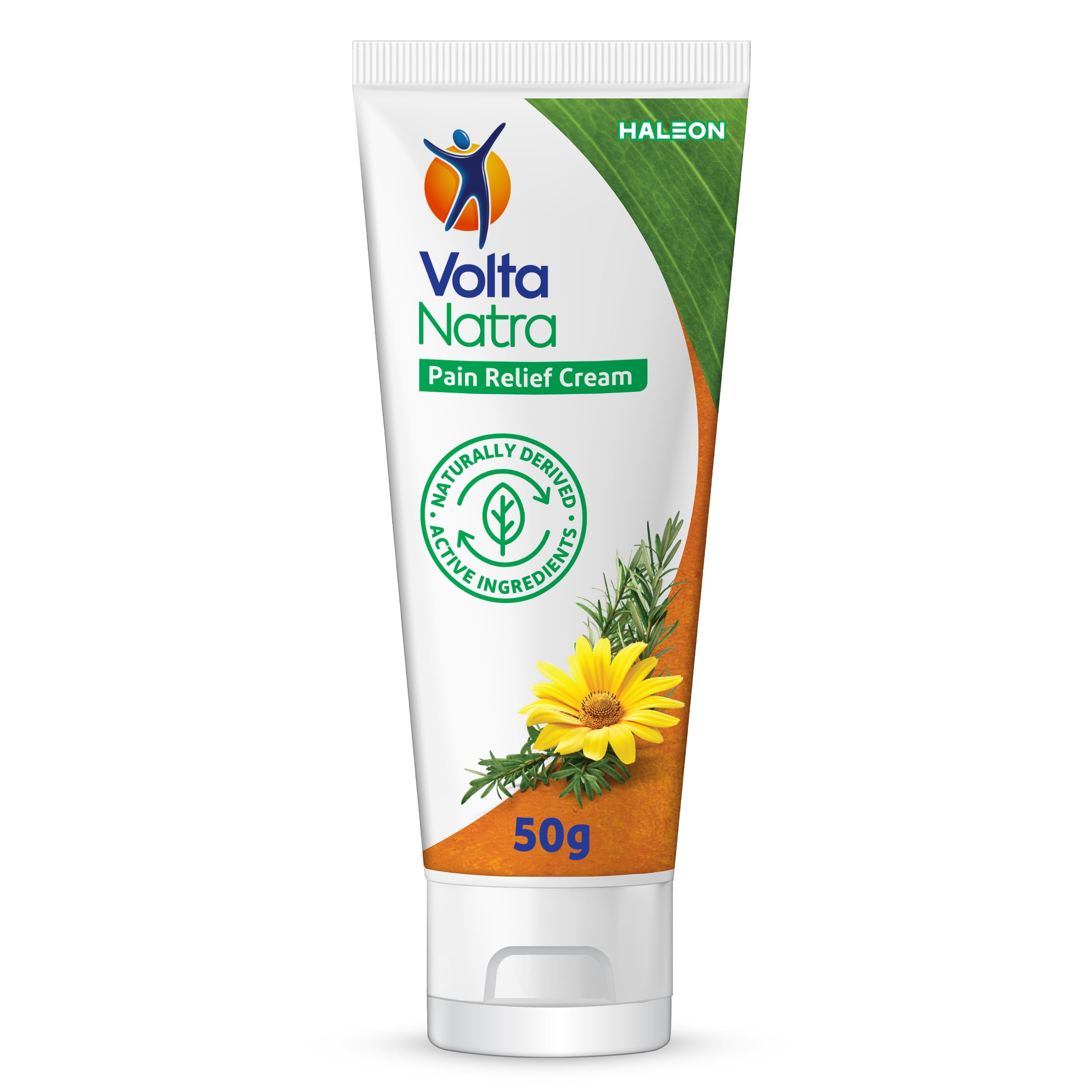 VoltaNatra Pain Relief Cream with Plant Powered Actives for Muscle and ...
