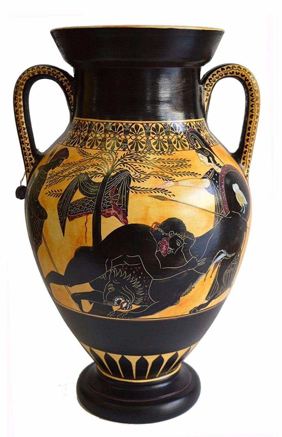 Buy Estia Creations Heracles Fighting Lion - Goddess Athena - Ancient ...