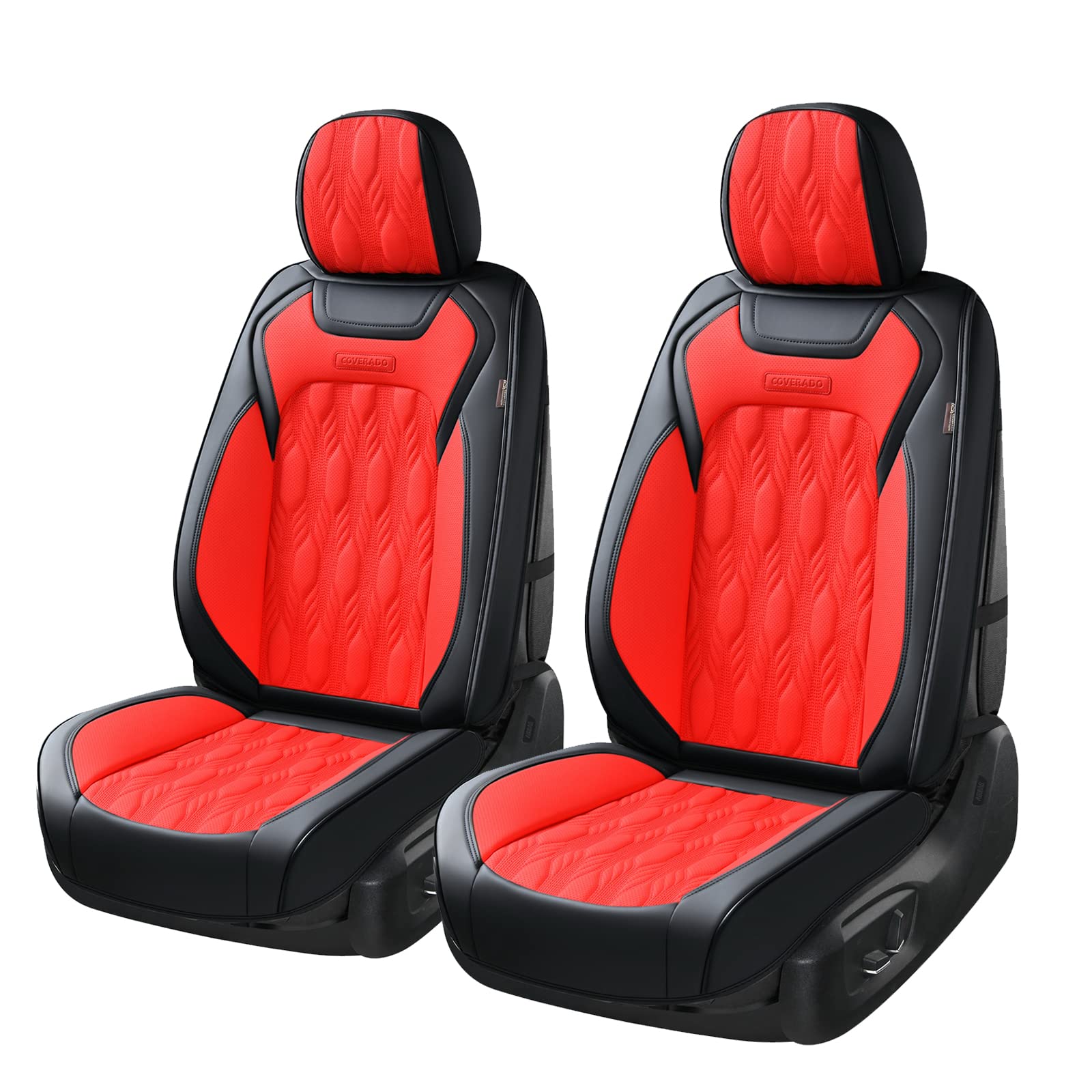 Coverado Front Seat Covers for Cars, Full Set Seats Luxury Premium ...