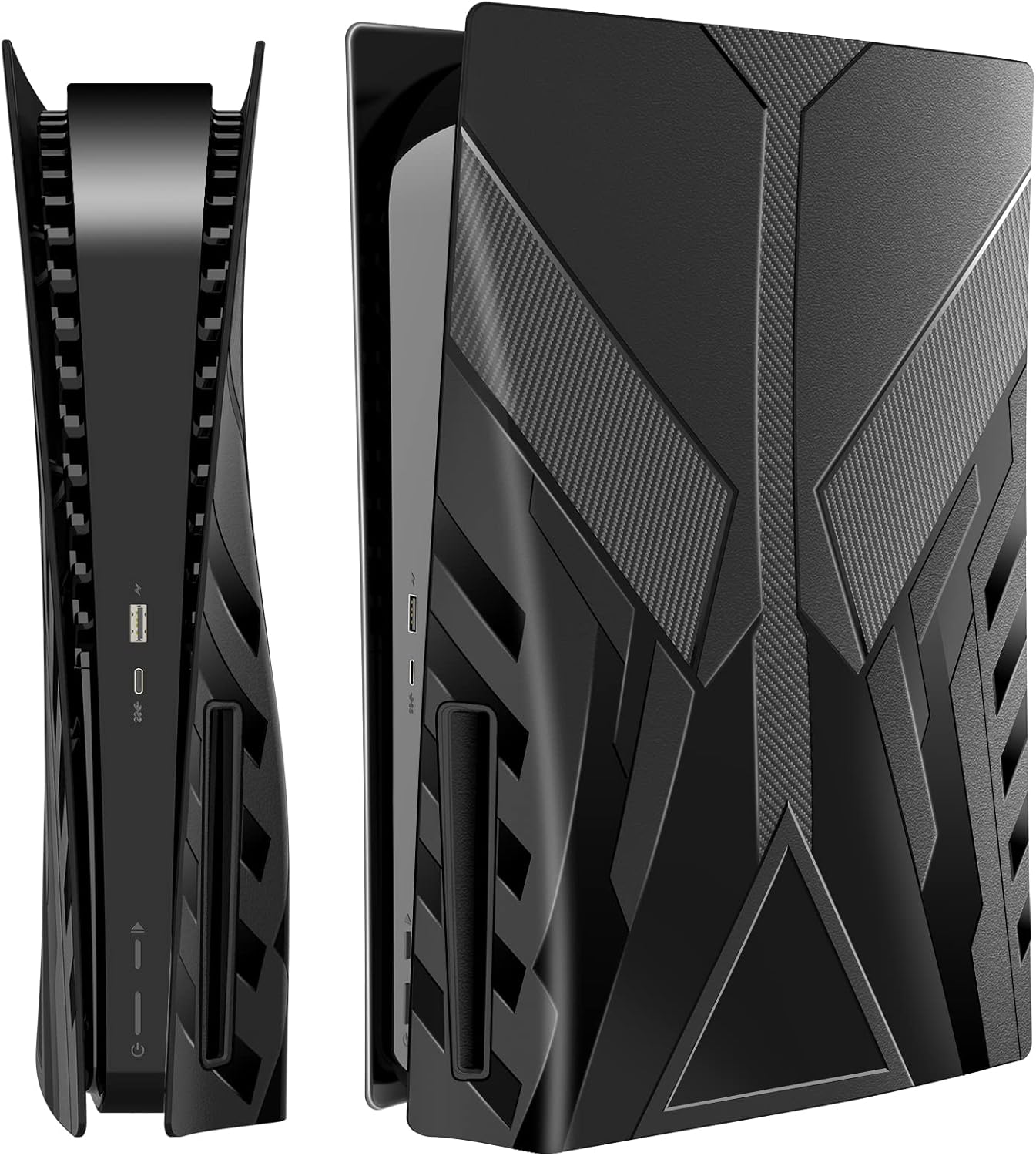 Amazon.com: ps5 Cover Plates for PS5 Accessories Hard Shockproof Cover ...