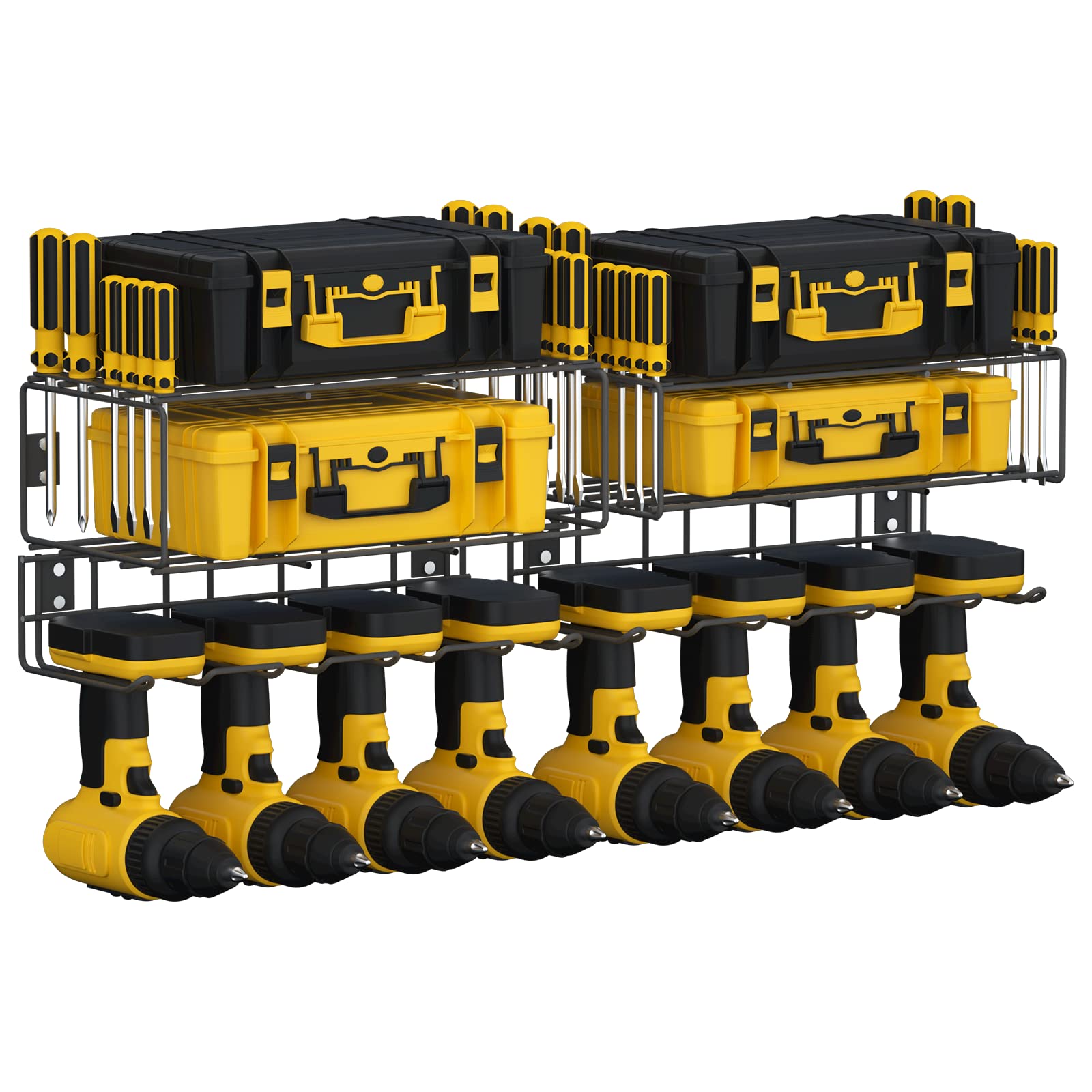 OMNINOVA Power Tool Organizer, 2 Pack Garage Tool Organizers and ...