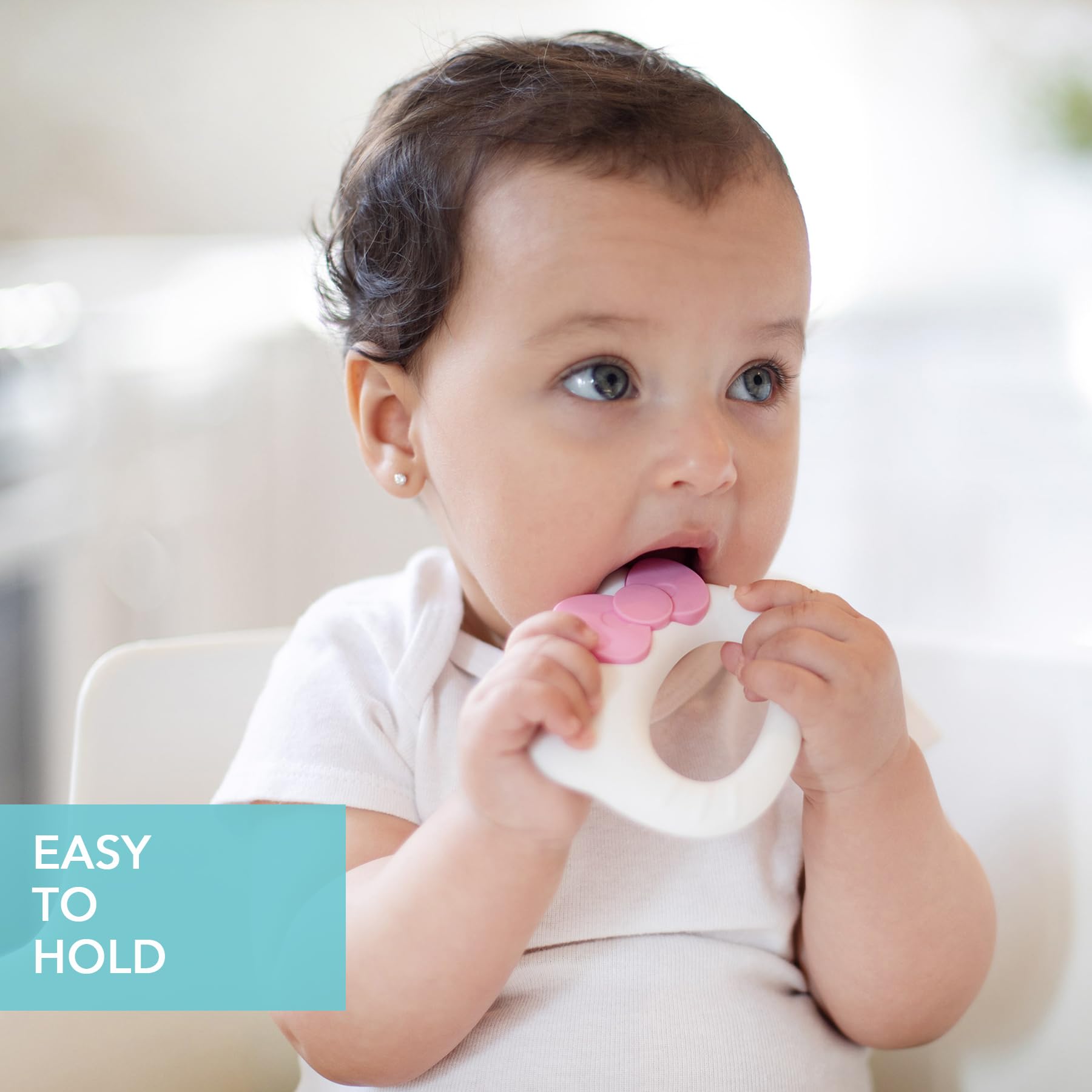Snapklik.com : Baby Teething Freezer Toy Keys Rings, Soft Flexible ...