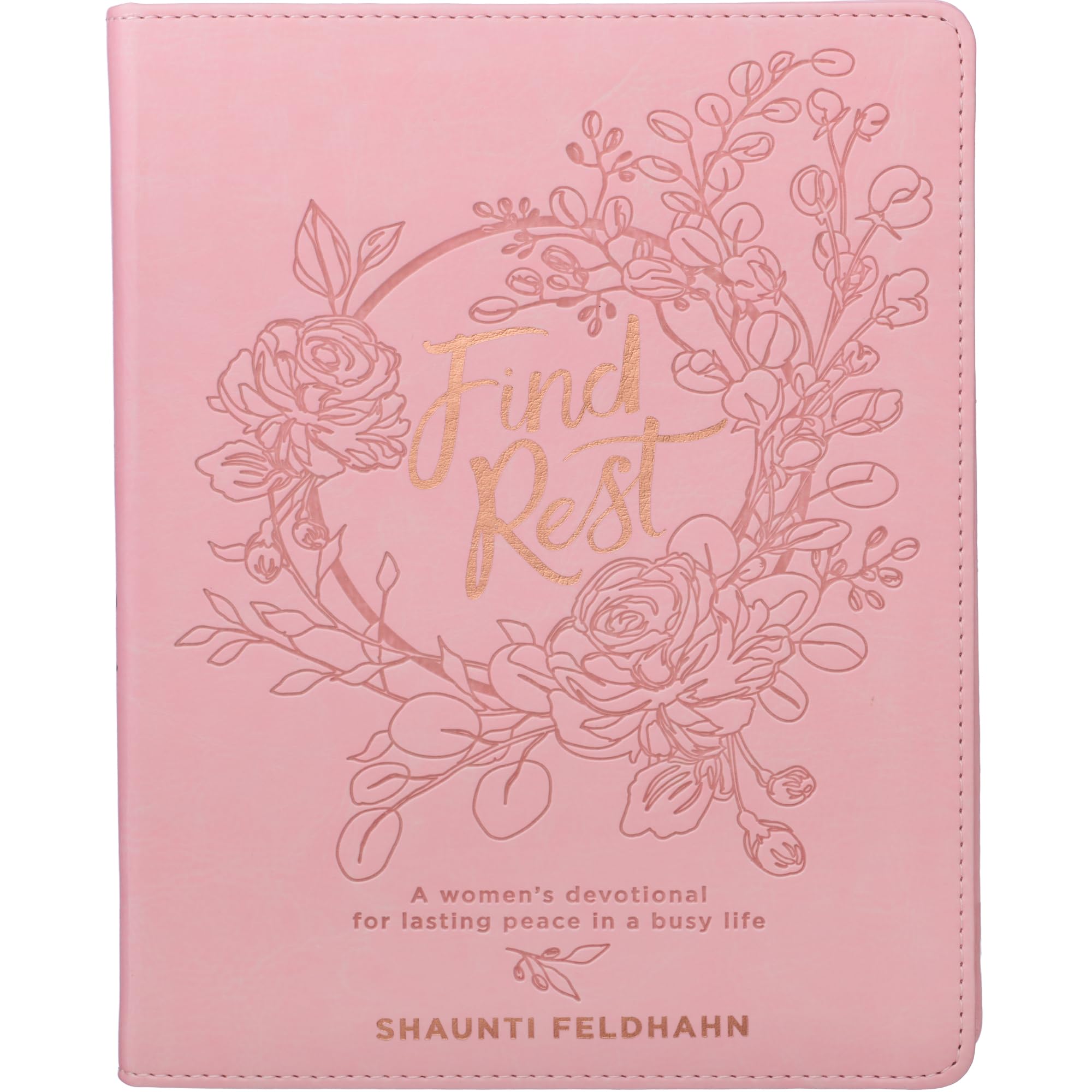Find Rest Womens Devotional For Lasting Peace In A Busy Life - Pink ...