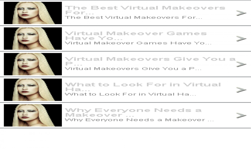 Virtual Makeover App On Amazon Appstore