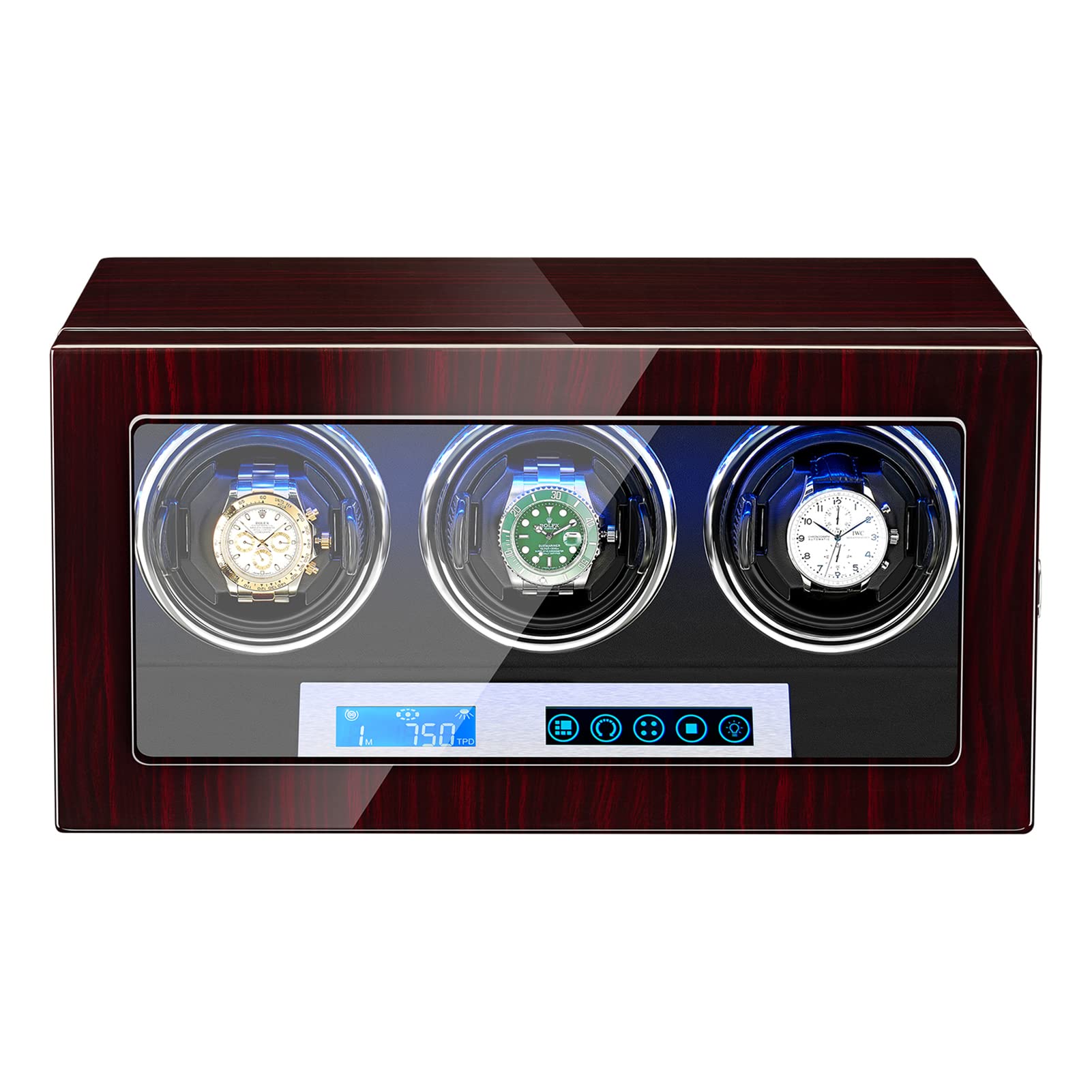 Buy FENGCLOCK Triple Automatic Watch Winder for 3 Watches Self-Winding ...