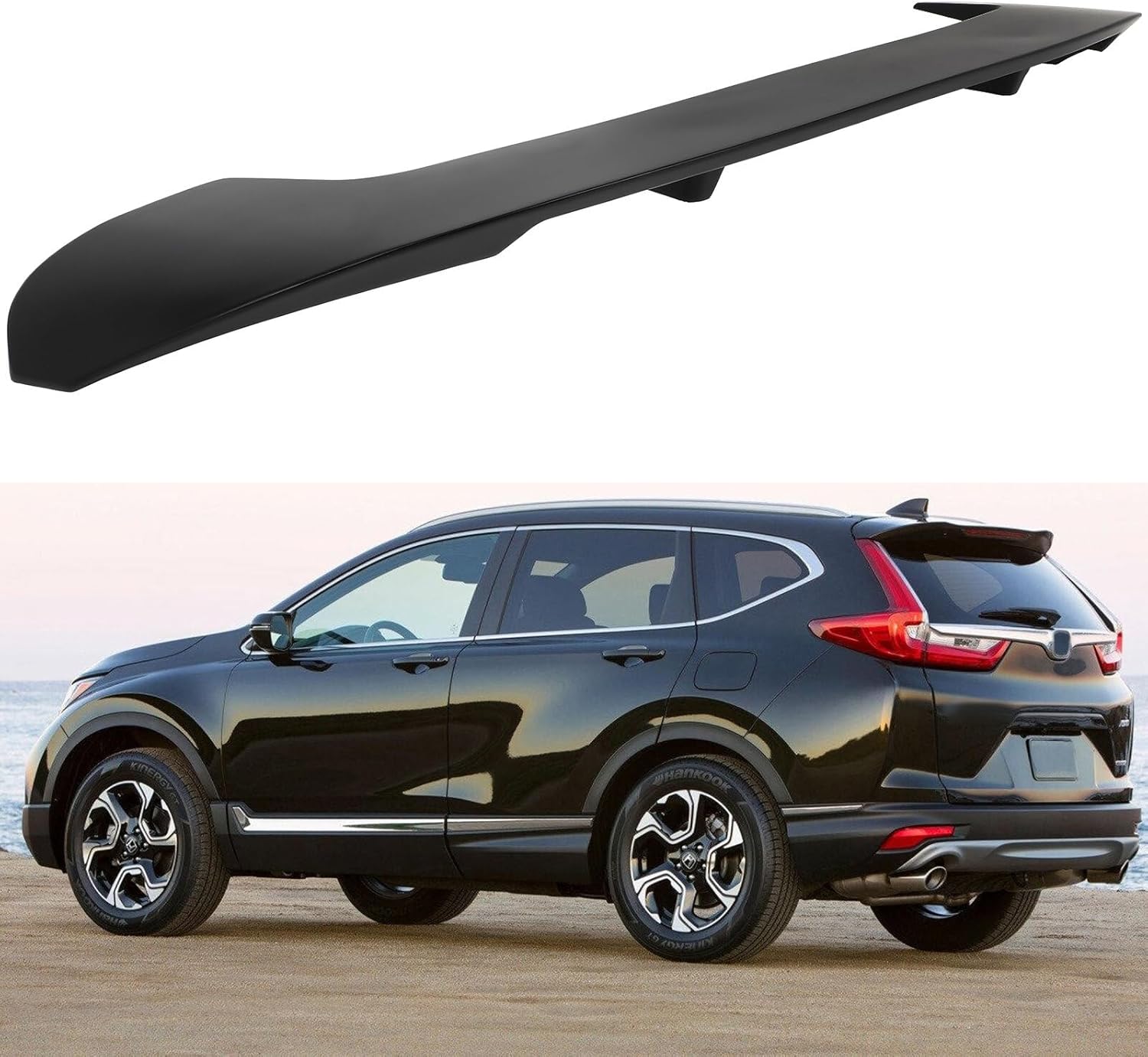 Amazon.com: ECCPP Rear Window Roof Spoiler ABS fit for 2017-2022 for ...
