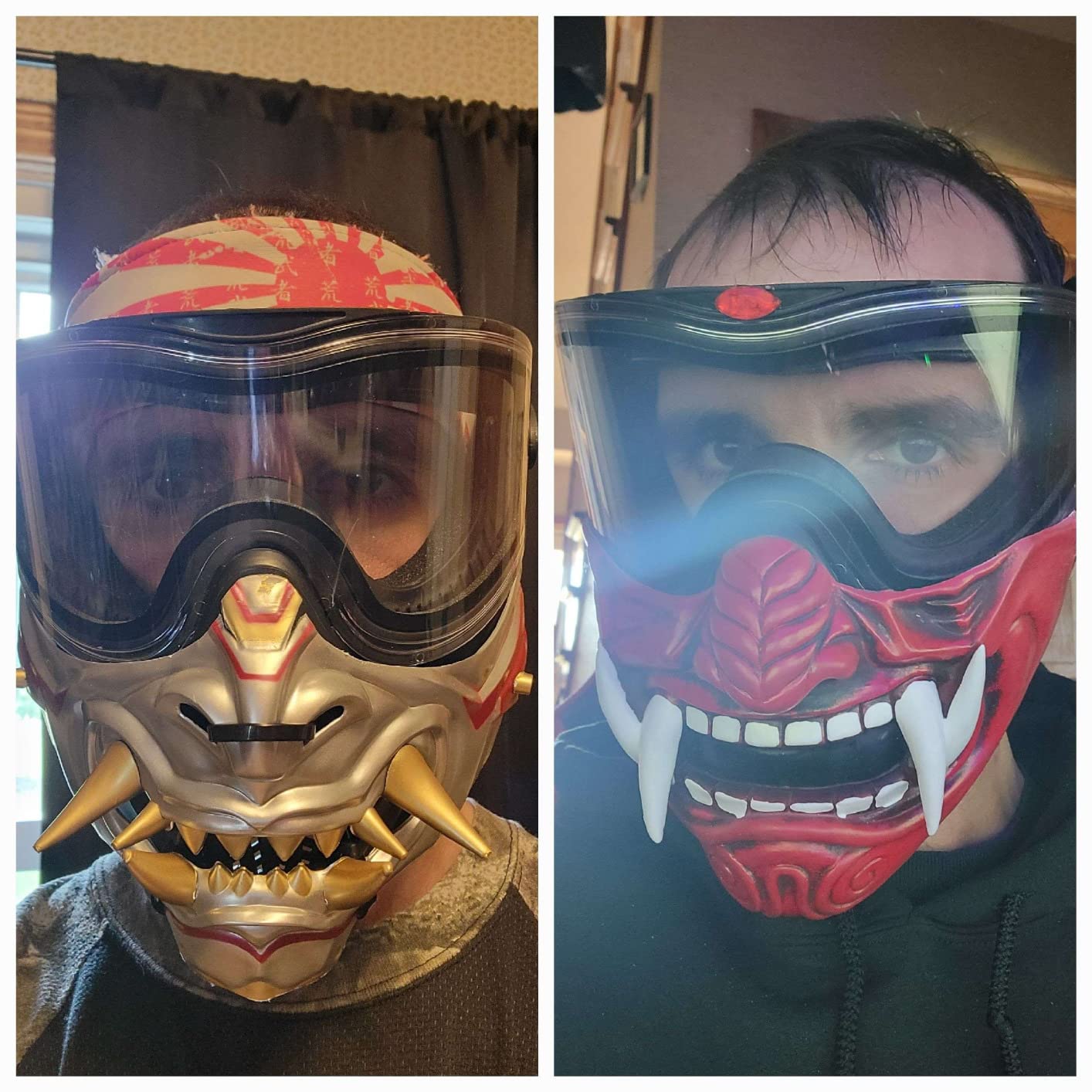 Amazon.com: asky Japanese Hannya Mask Demon Oni Samurai NOH Kabuki ...