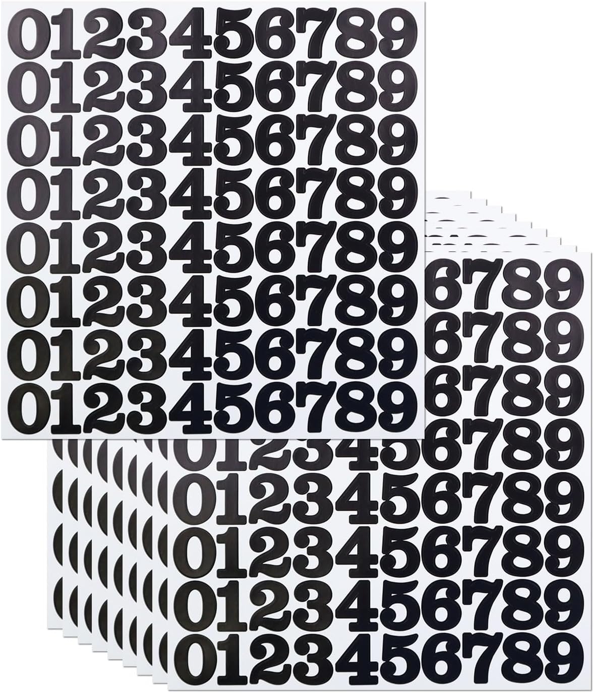 Amazon.com: 1 Inch Number Stickers for Inventory and Classification ...