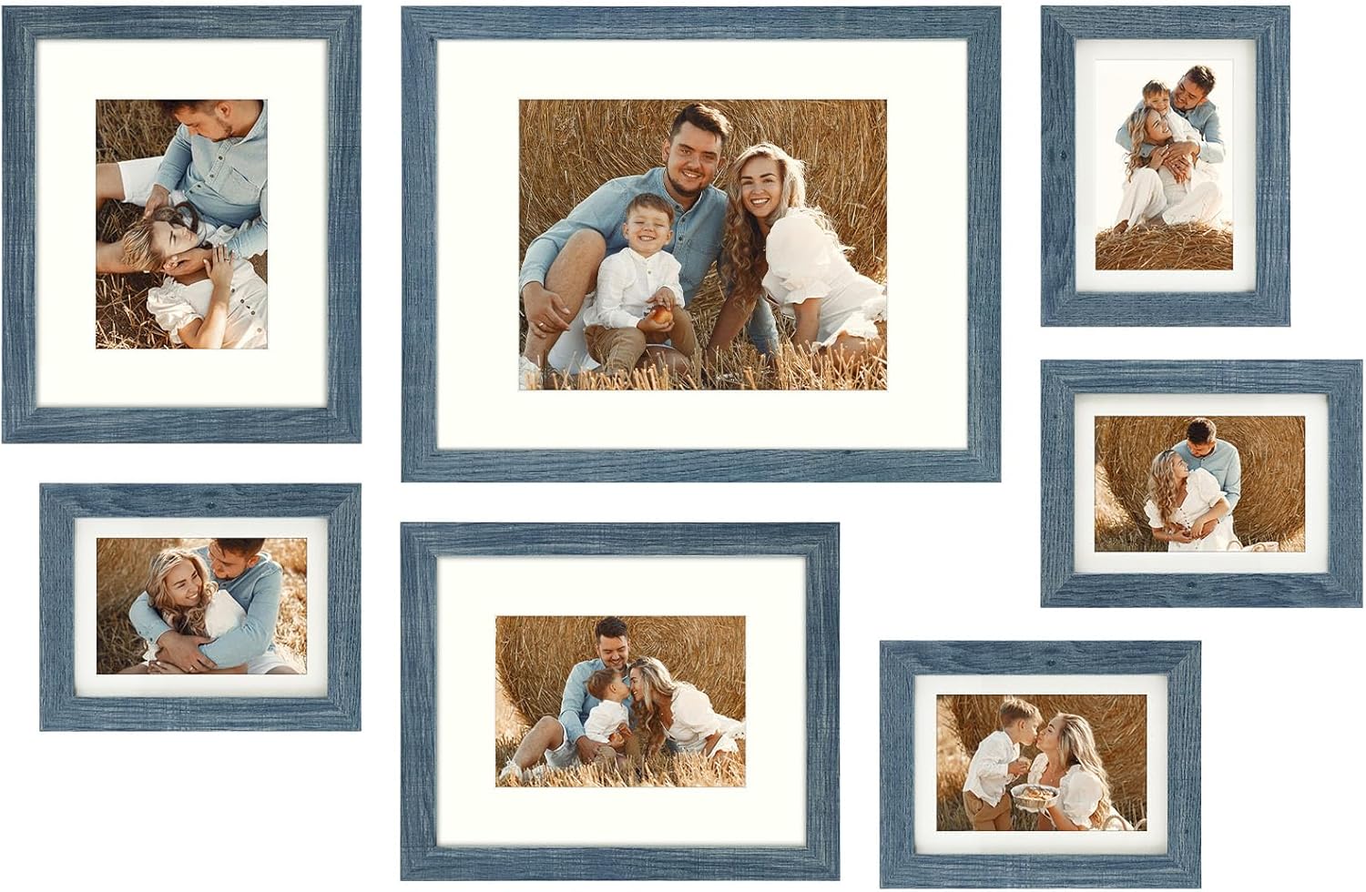 Amazon.com - Golden State Art, Gallery Wall Frames, 11x14, 8x10, 5x7 ...