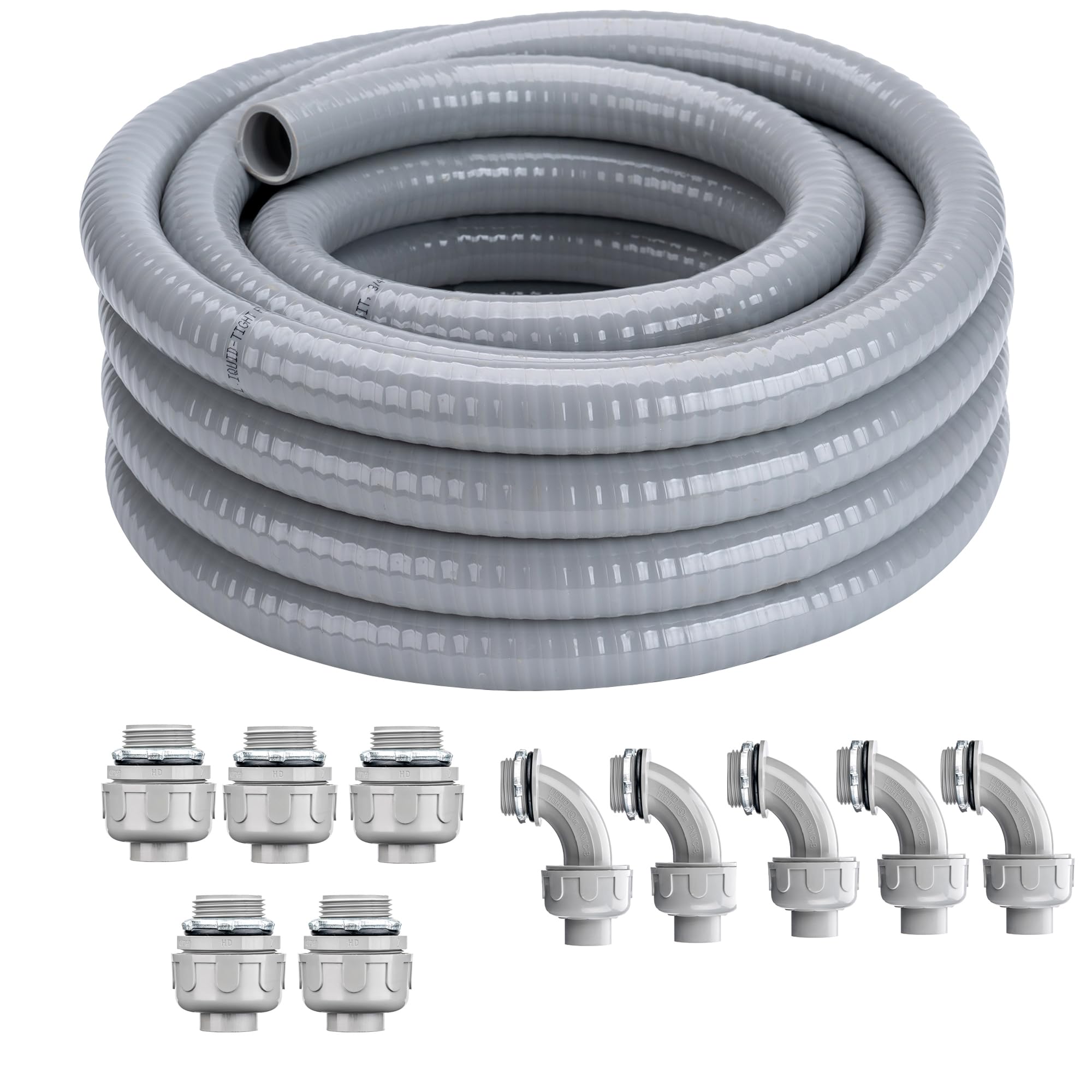 Snapklik.com : Geowaky 3/4 Inch 100 FT Liquid-Tight Conduit And ...