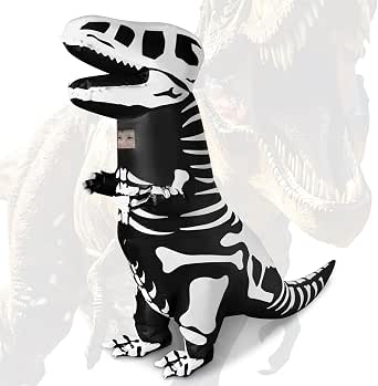 YELIY Disfraz Inflable Dinosaurio - Botarga de Dinosaurio, Disfraz de ...