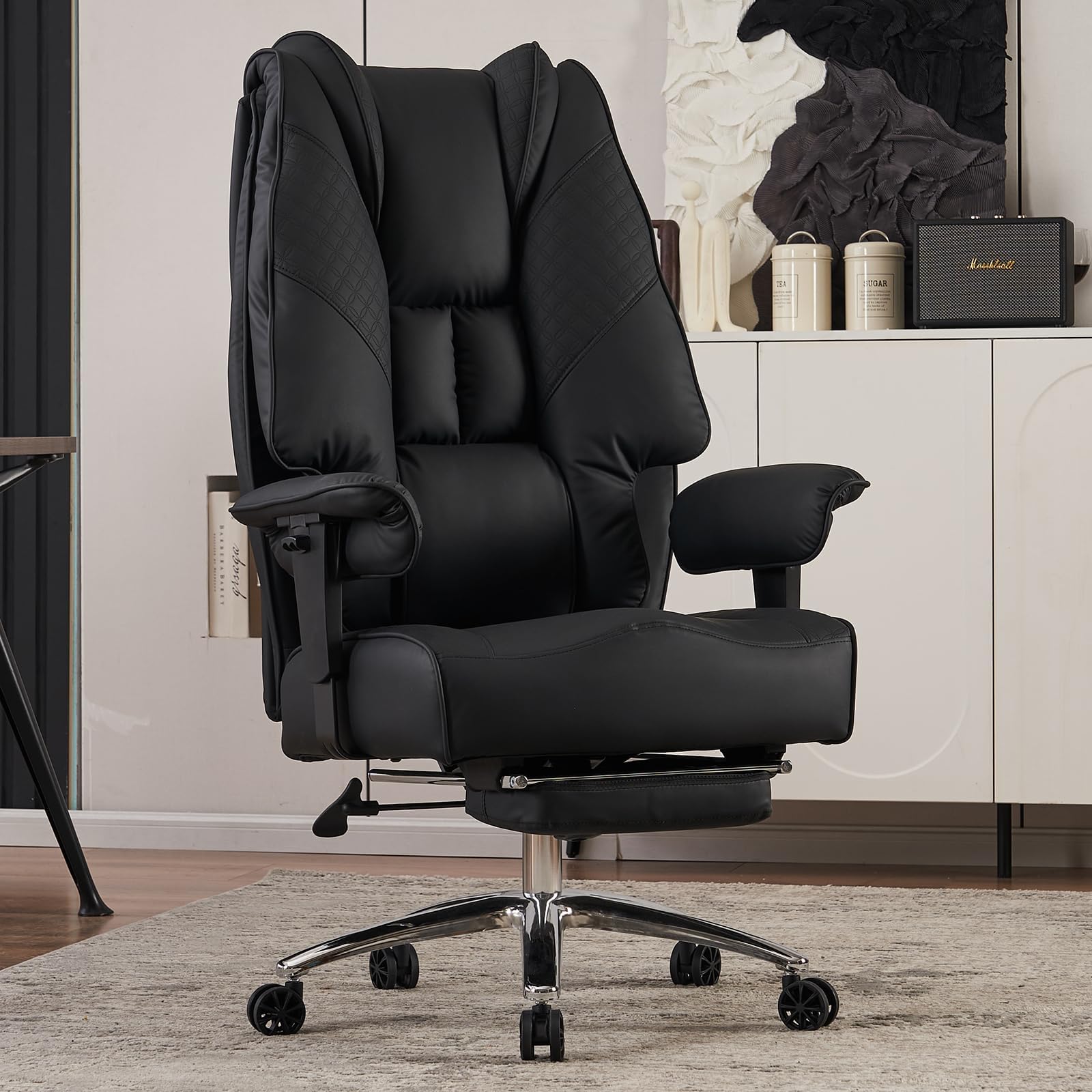 Amazon.com: iComfort i6000 Series Big & Tall Ergonomic Bonded Leather ...