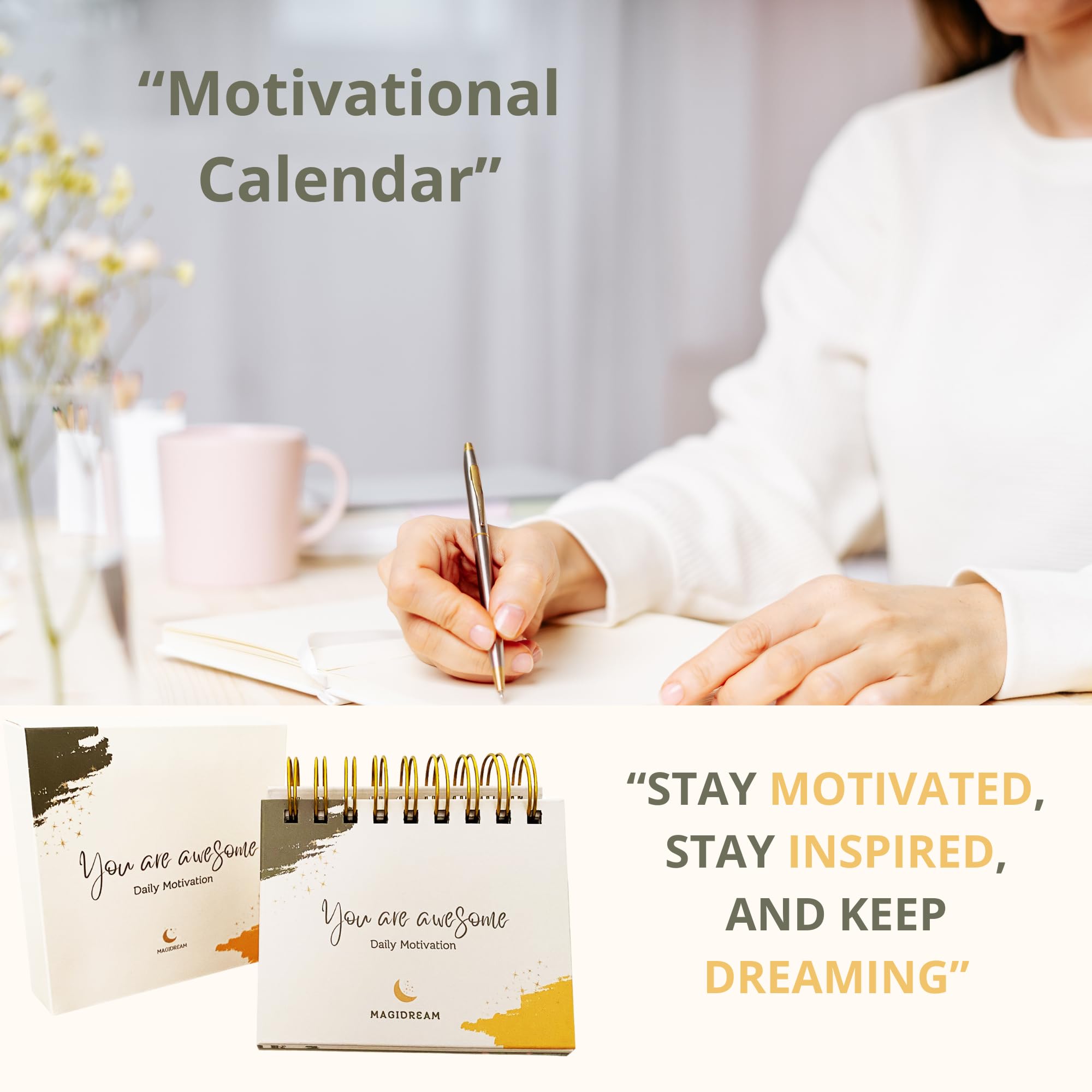 Perpetual Calendar Quotes Motivational Inspirational Daily Calendar