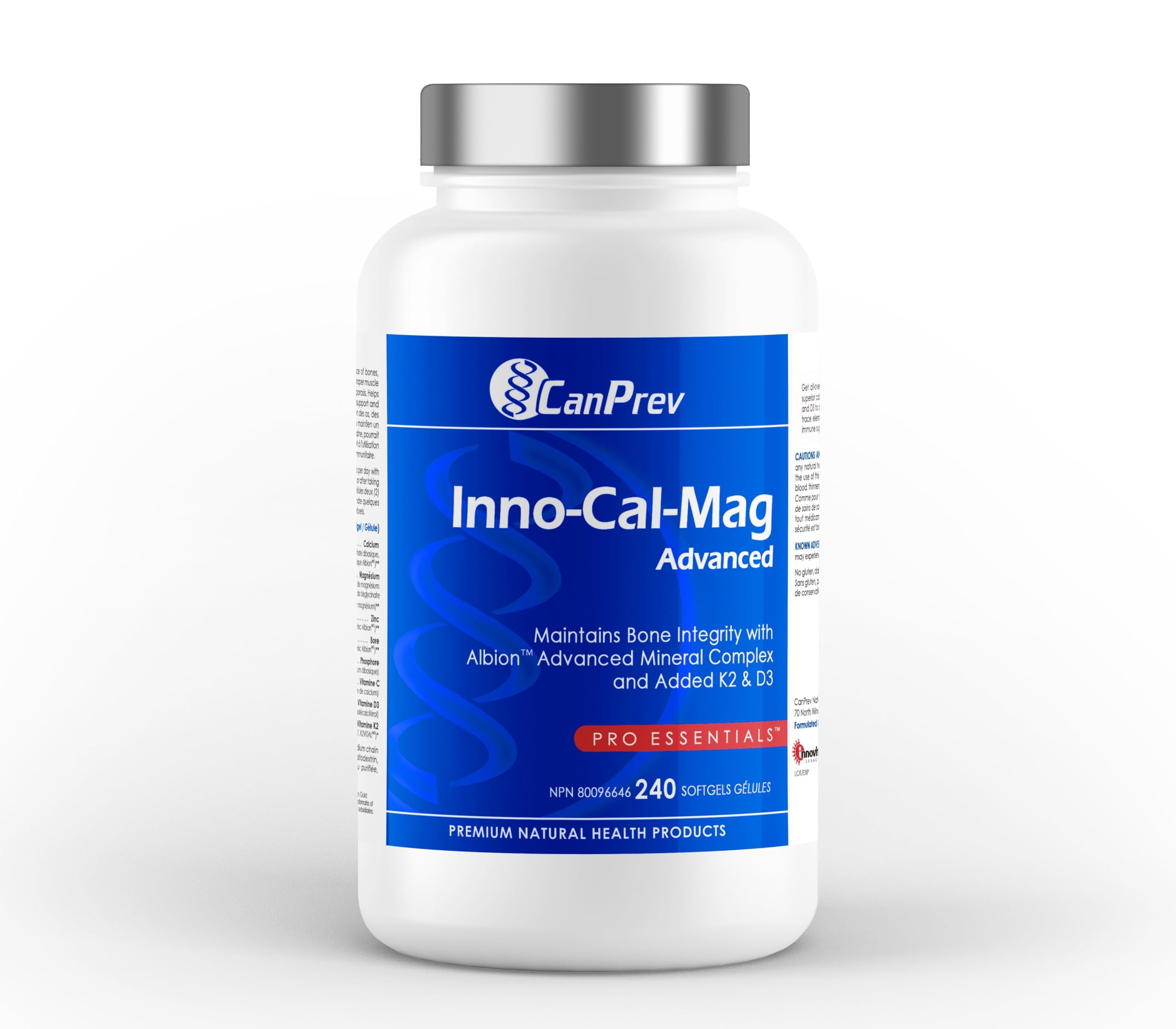 CanPrev - Inno-Cal-Mag Advanced, 240 Softgels - Bone Health, Teeth ...