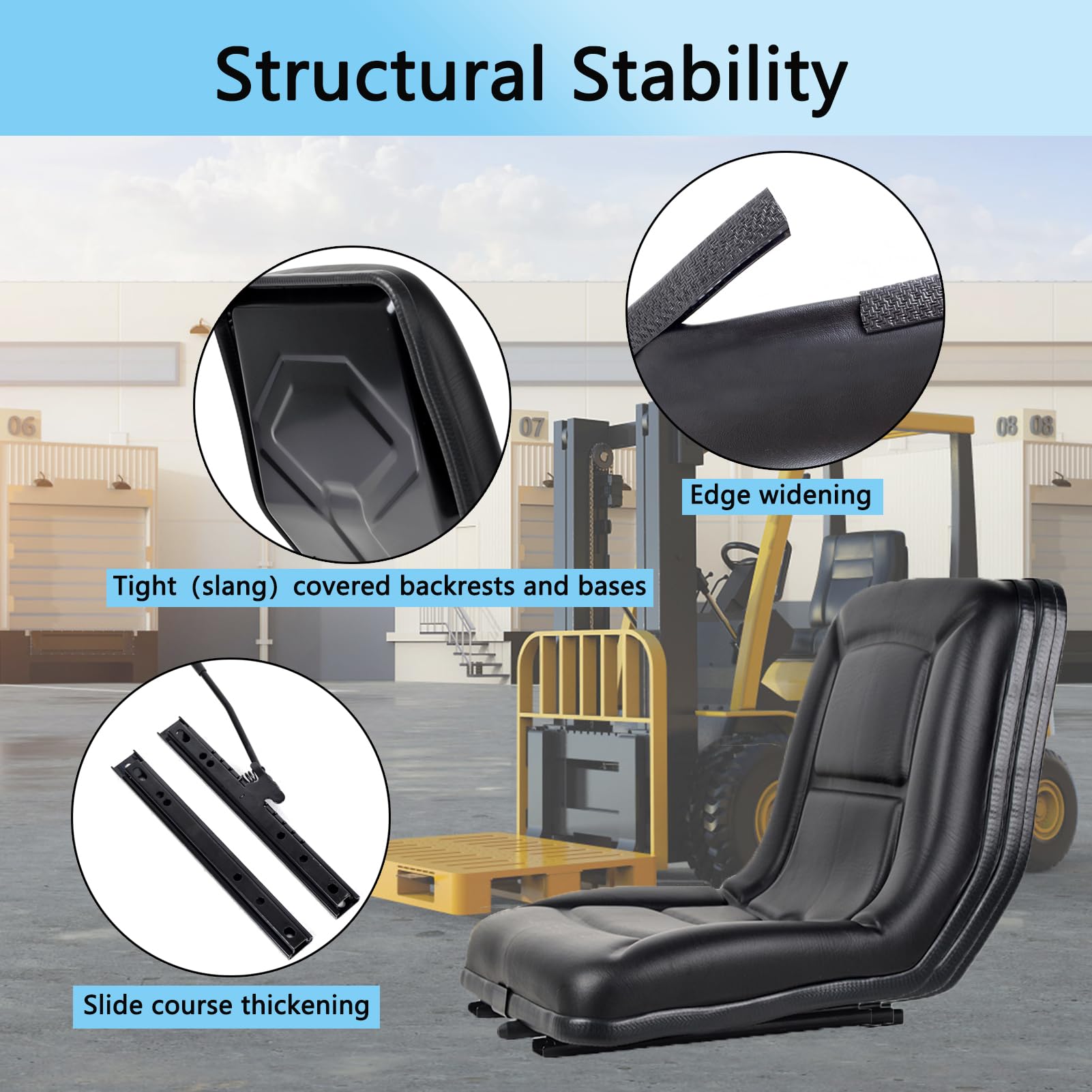 Snapklik.com : Jeracino Tractor Seat, Forklift Seat, Loader Seat ...