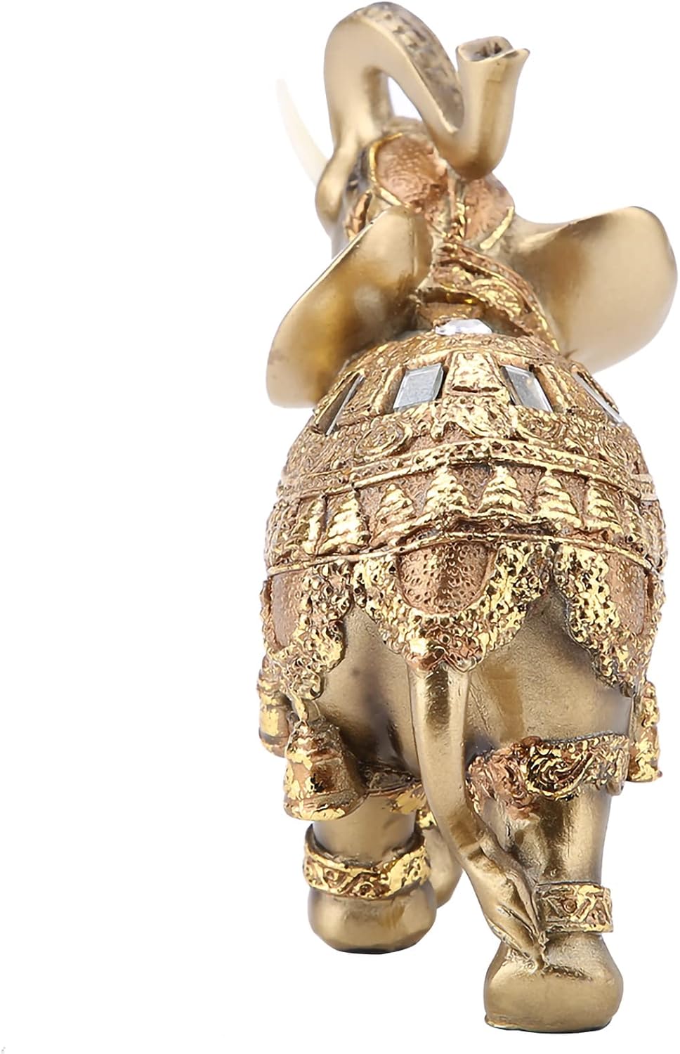 Estatua de elefante dorado, estatua de elefante vintage de Feng Shui ...