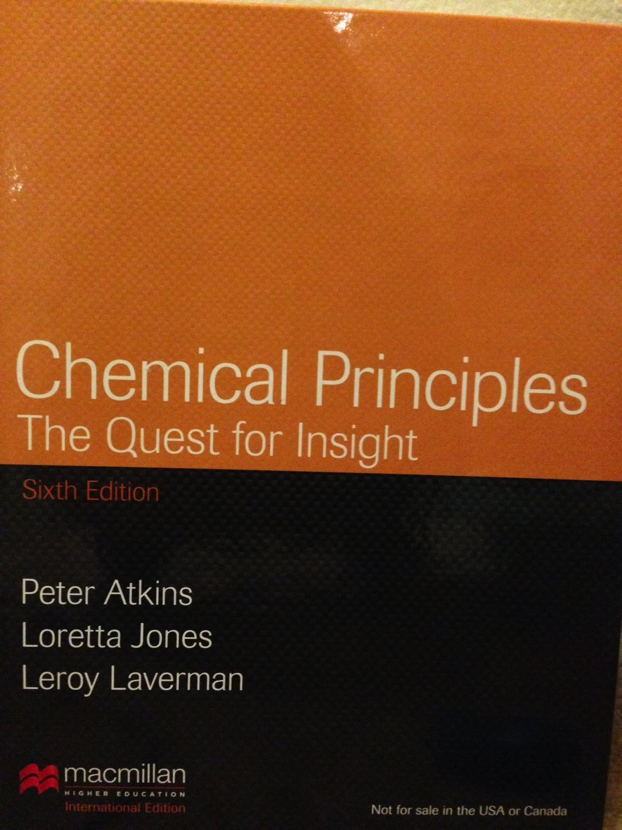 Chemical Principles: The Quest for Insight (Hardcover, Atkins): Peter ...