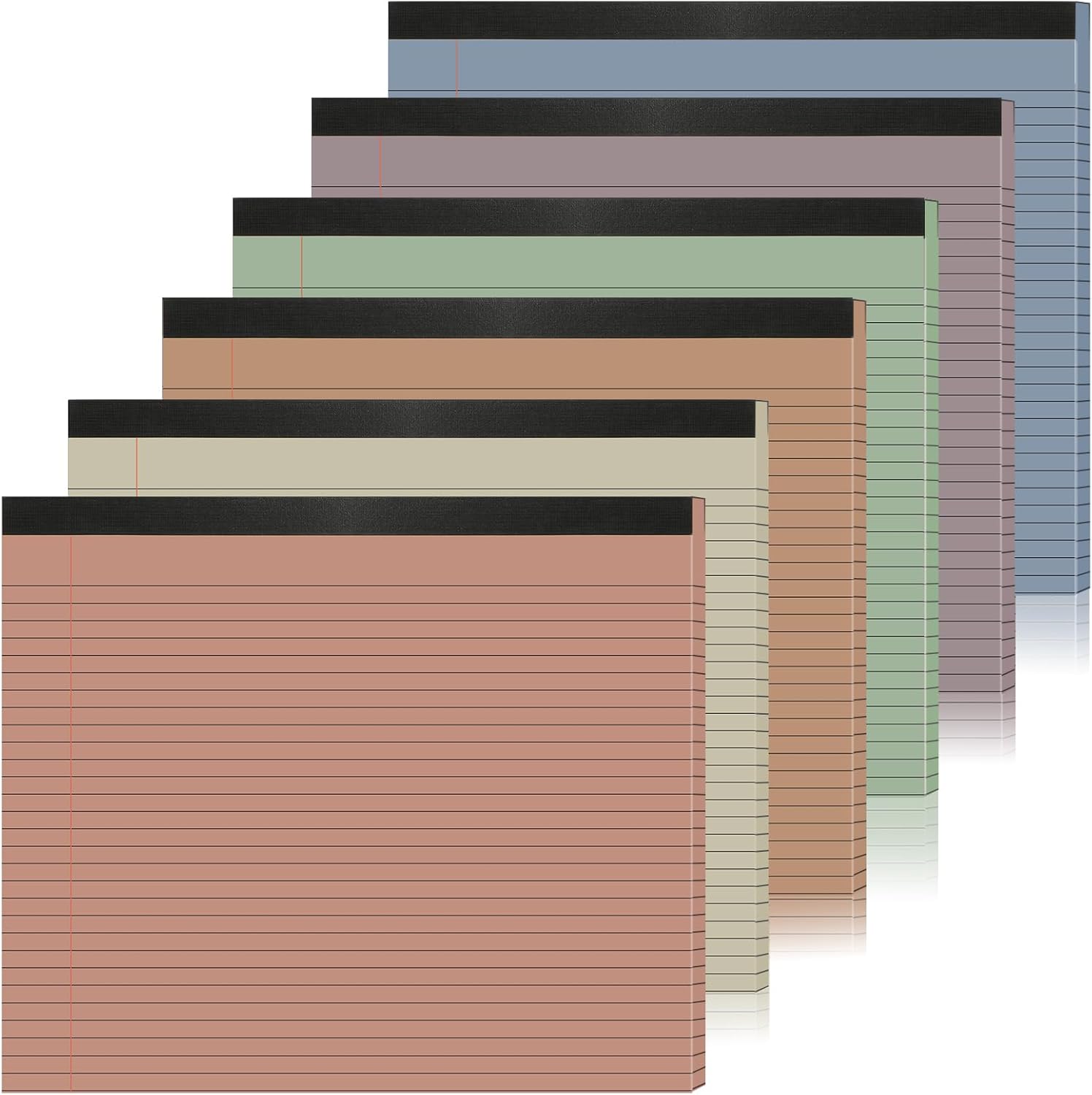 Amazon.com : gisgfim 6 Pack Landscape Legal Pad 11" x 9.5" College ...