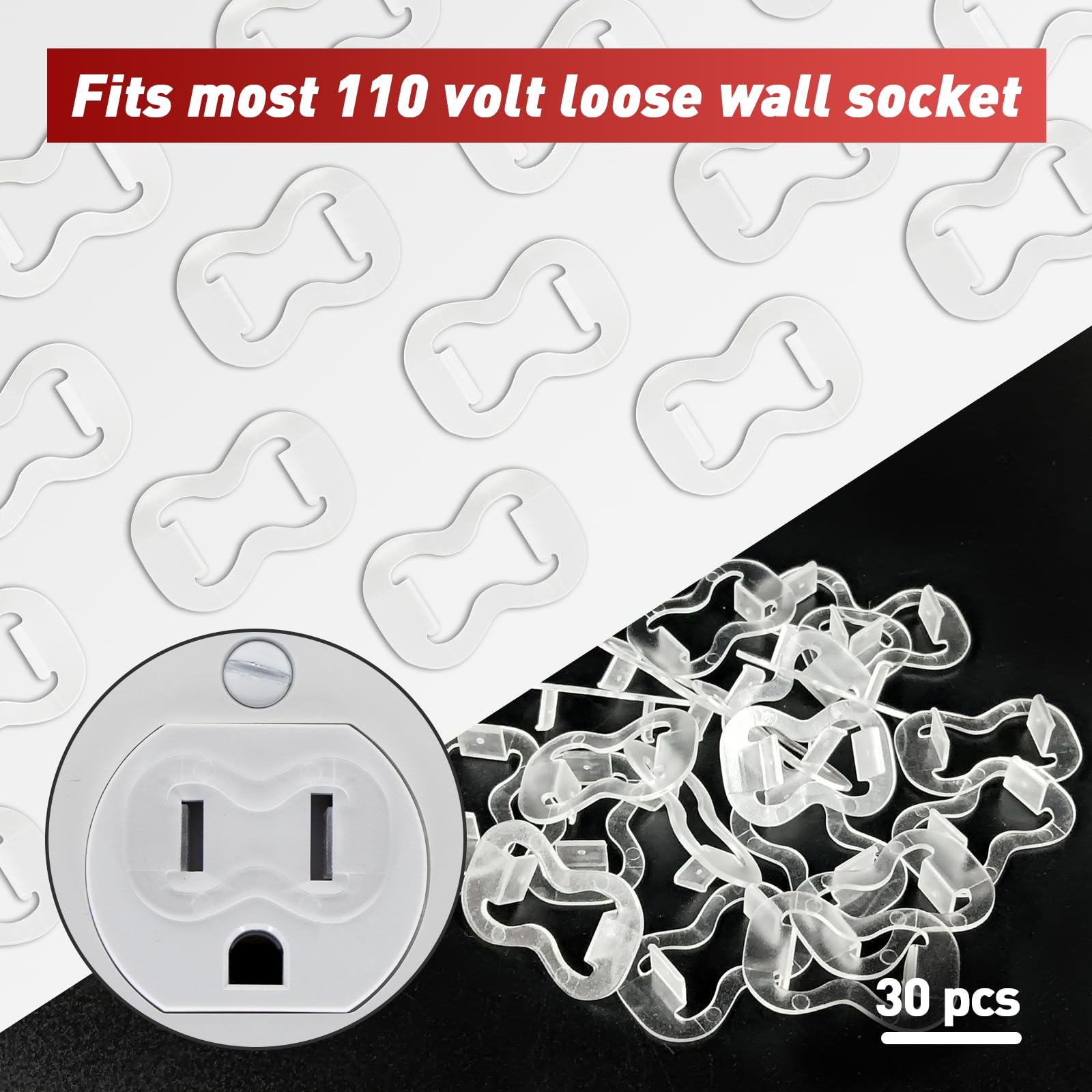 Snapklik.com : 30-Pack Loose Outlet Fix Plug - Ensure Secure Connection ...