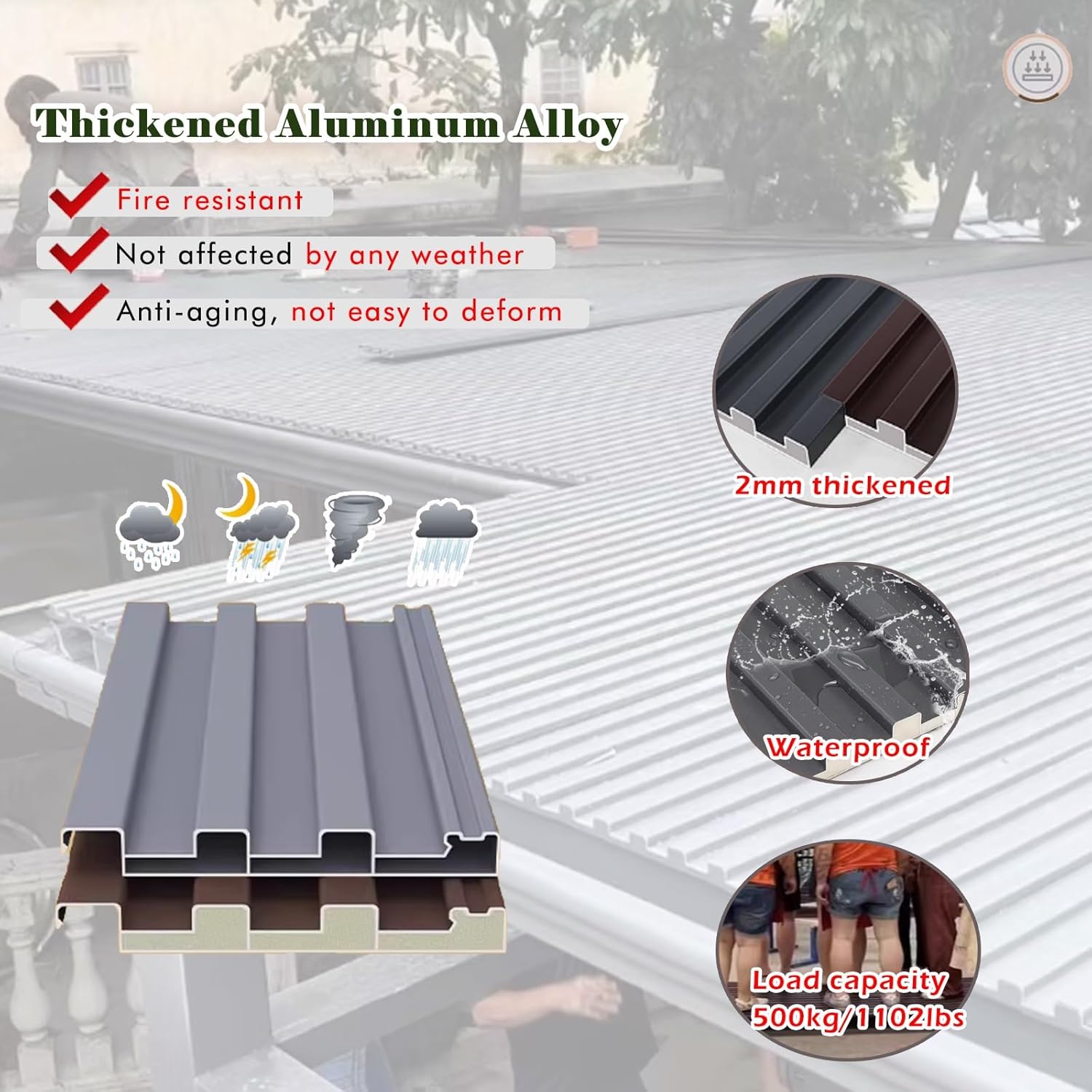 Grey Cladding of Metal for Building, Sun Protection Philippines | Ubuy