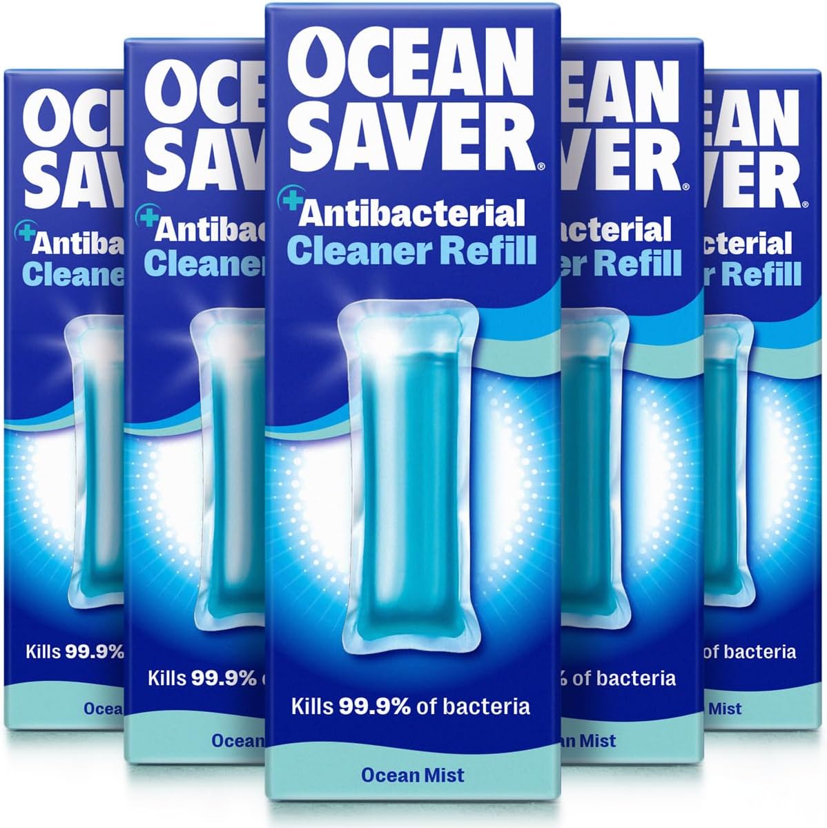 OceanSaver Eco All-Surface Cleaner - 5x 10ml EcoDrop Refills | Powerful ...