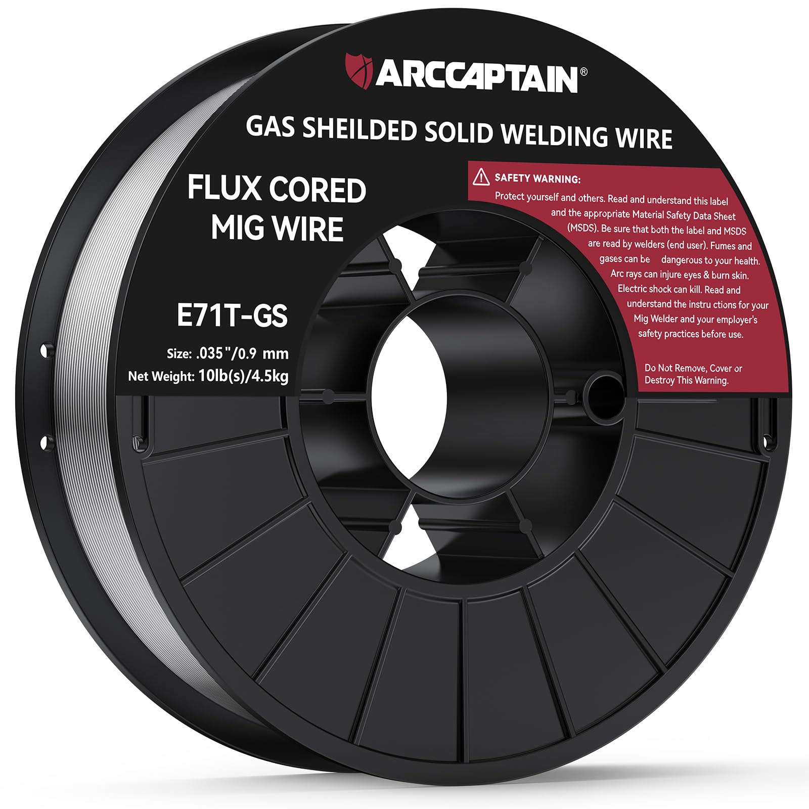 Snapklik.com : ARCCAPTAIN Flux Core Welding Wire .035, E71T-GS 035 ...