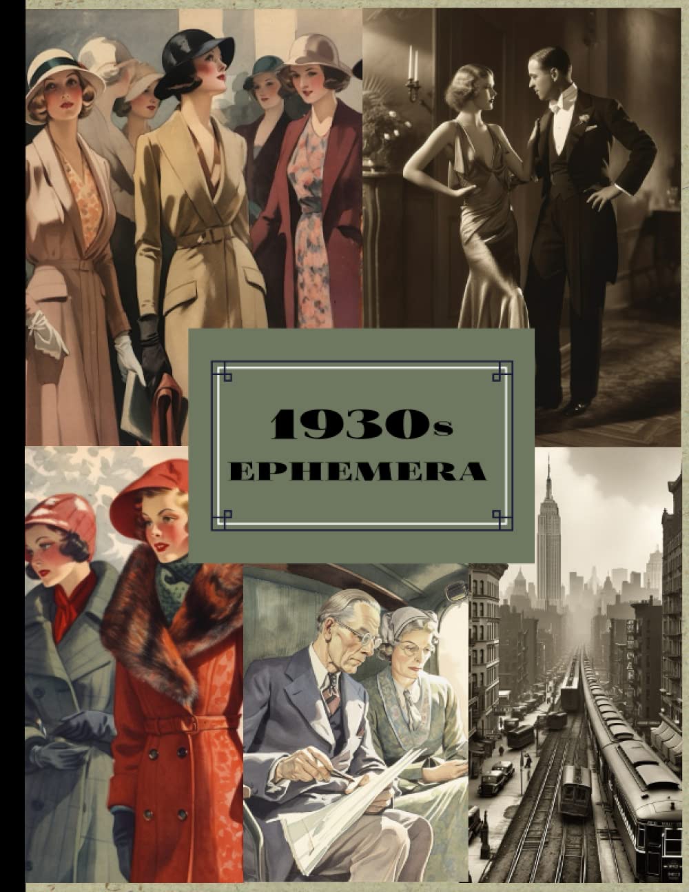 1930s Ephemera: A Vintage Style Book With Various Images Of Life In The ...