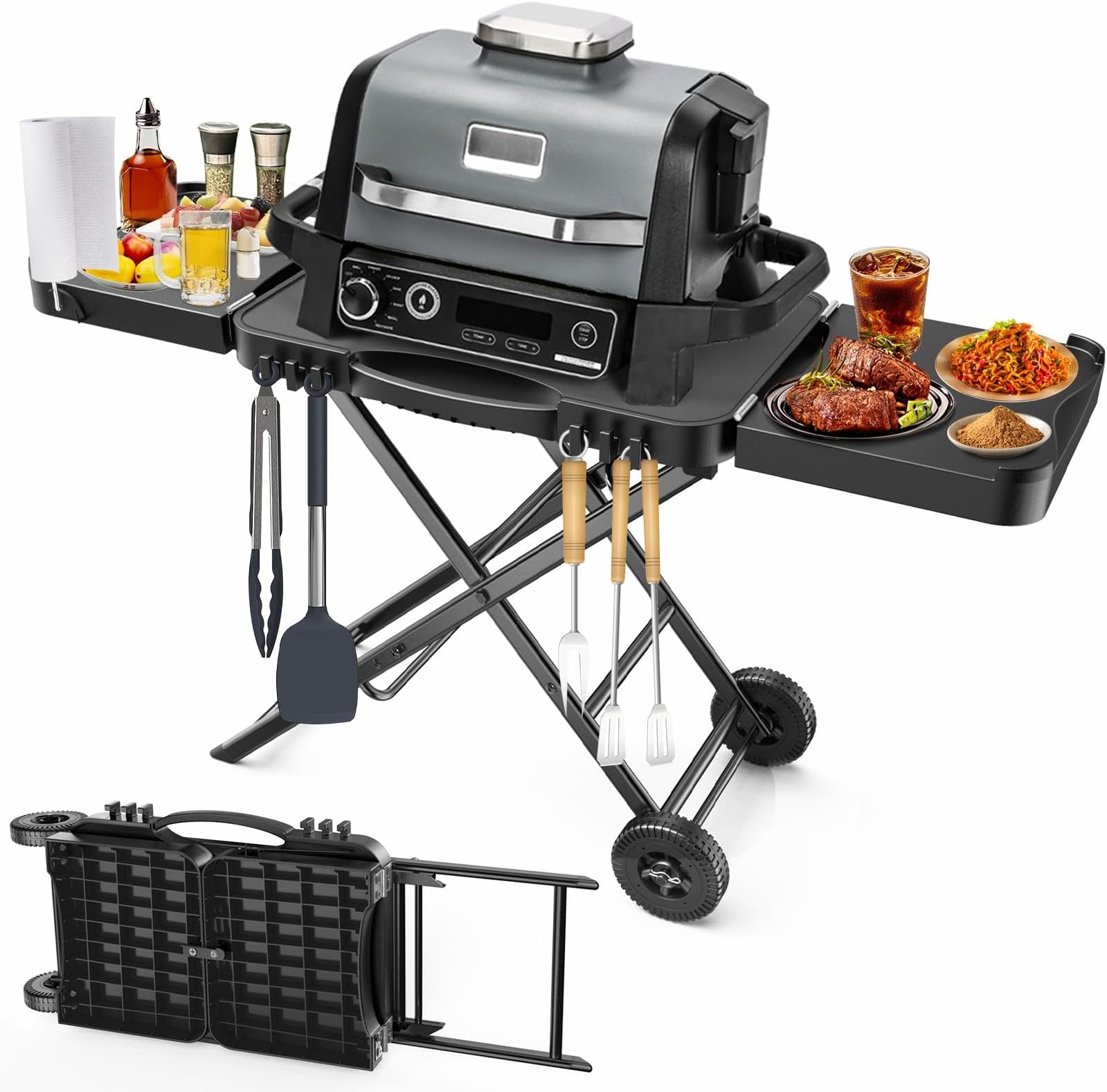 Amazon.com : Ninja OG951 Woodfire Pro Connect Premium XL Outdoor Grill ...