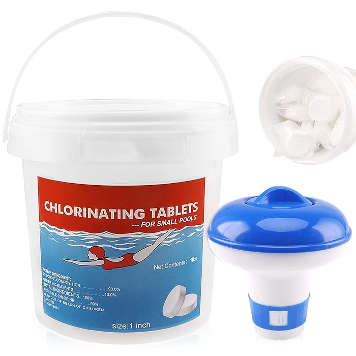 Buy 1 Lb Chlorinating Tablets, 1 Inch Pool Chlorine Tablets with ...