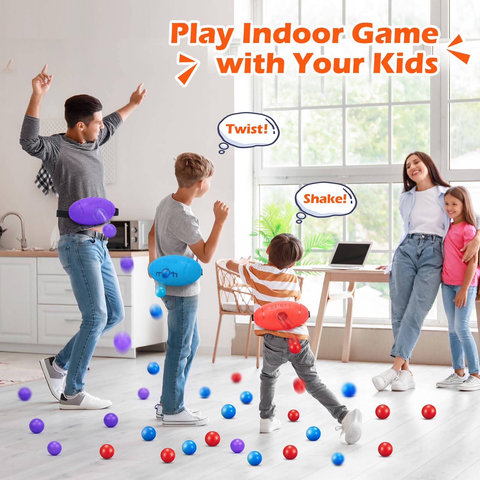 Snapklik.com : Skirfy 3 Pack Shaking Swing Balls Game Set For Kids ...