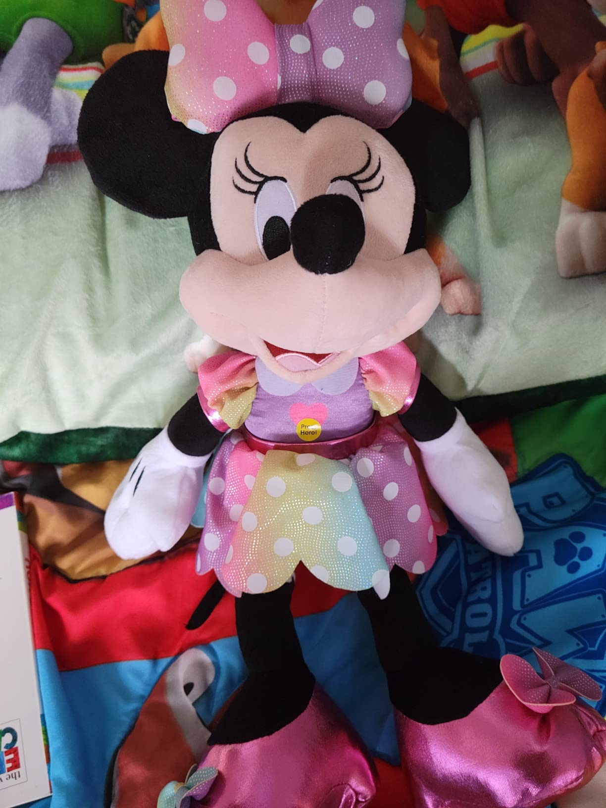 $7/mo - Finance Just Play Minnie Mouse Bows-A-Glow Plush Amazon ...