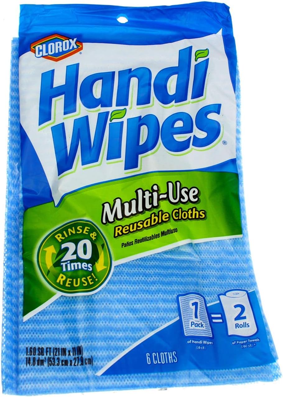 Amazon.com: Handi Wipes Clorox Multi-Use Reuseable Cloths, 36 Count ...