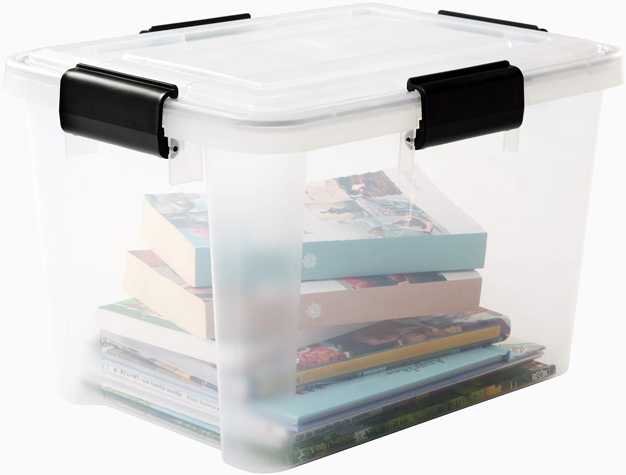 10 Litre Extra Small Iris Weathertight/Airtight Clear Plastic Storage ...