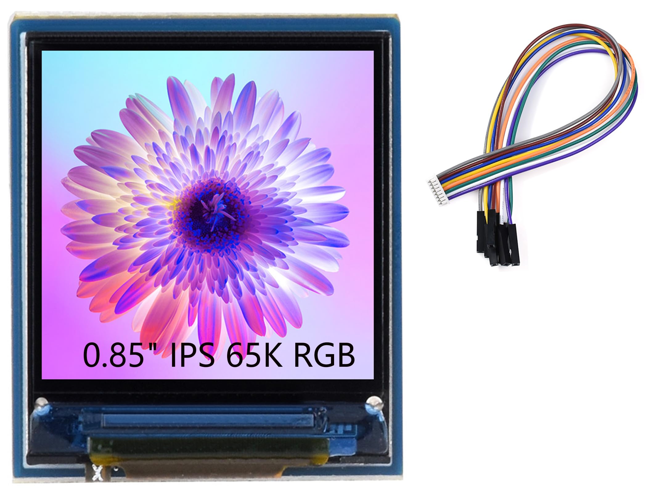 Snapklik.com : Waveshare 0.85inch LCD Display Module 128128 Resolution ...