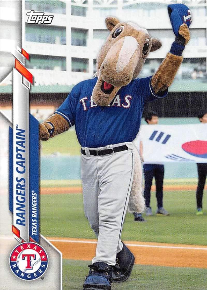 Amazon.com: 2020 Topps Opening Day Mascots Baseball #M-19 Rangers ...