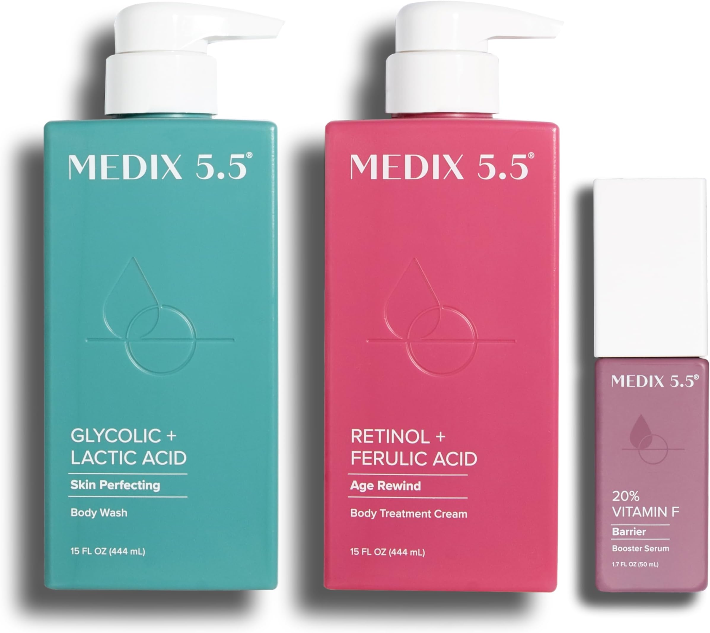 Amazon.com : MEDIX Anti Aging Skin Care 3PC Set | Retinol Body Cream ...