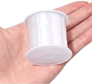 Amazon.com: Fishing Line for Beads Wire Clear Non-Stretch Nylon String ...