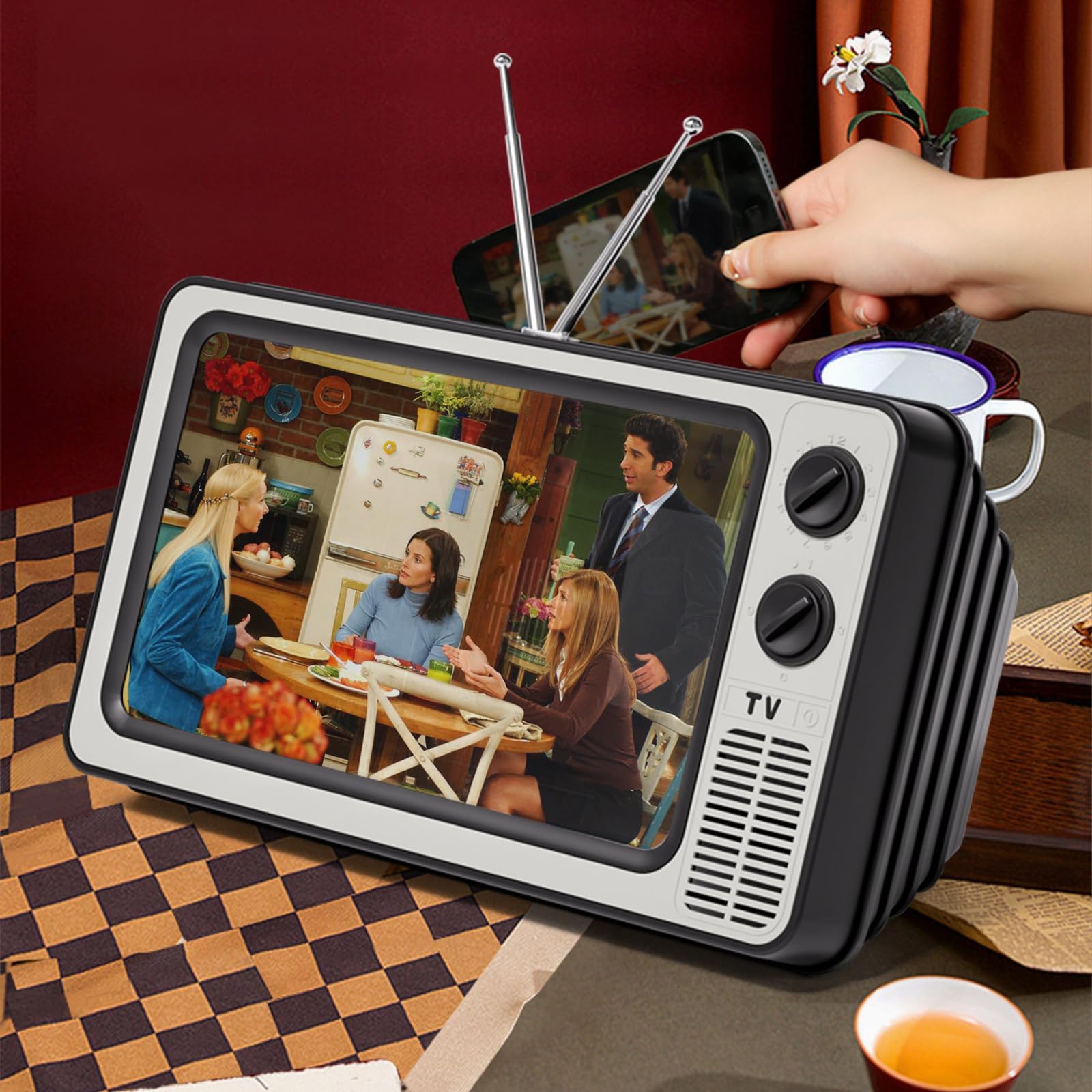 Amazon.com: 12" Retro TV Amplifier Phone Screen Magnifier - Gifts for ...