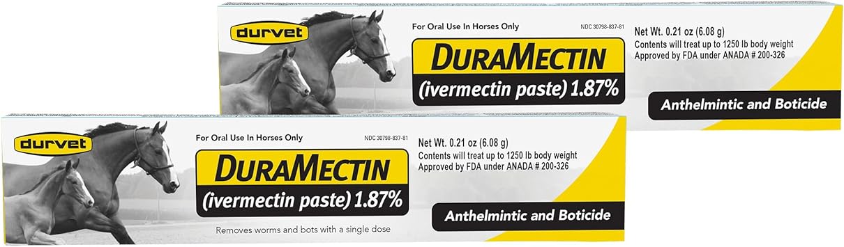 Duramectin (Ivermectin 1.87%) 6.08gm, 2 Count : Amazon.com.au: Pet Supplies
